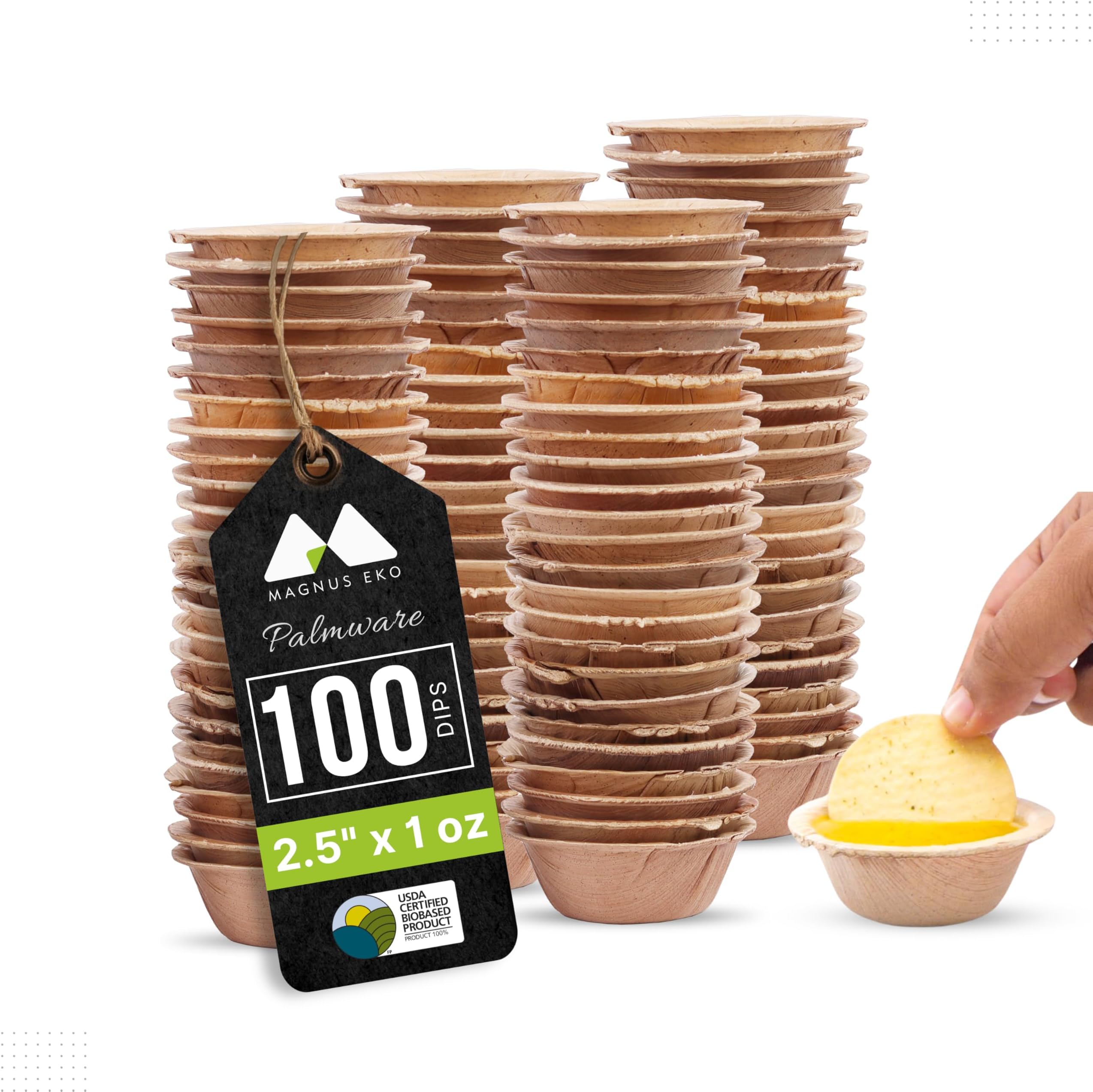 Amazon.com | Newtay 300 Pcs Mini Plastic Dip Bowls 1.7 oz Round ...