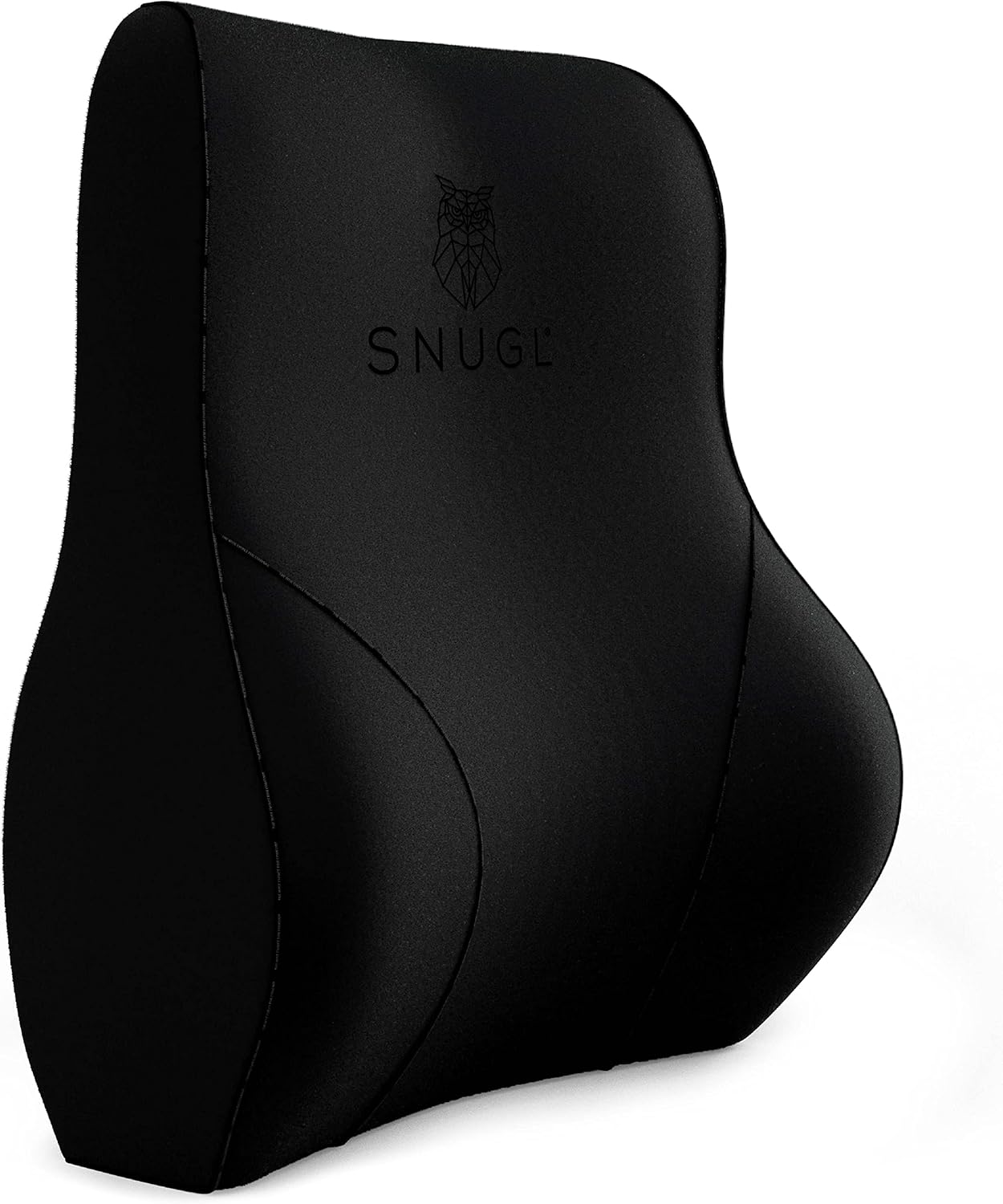SNUGL Chair Back Support - Lumbar Support Cushion | Full Lumbar Support ...