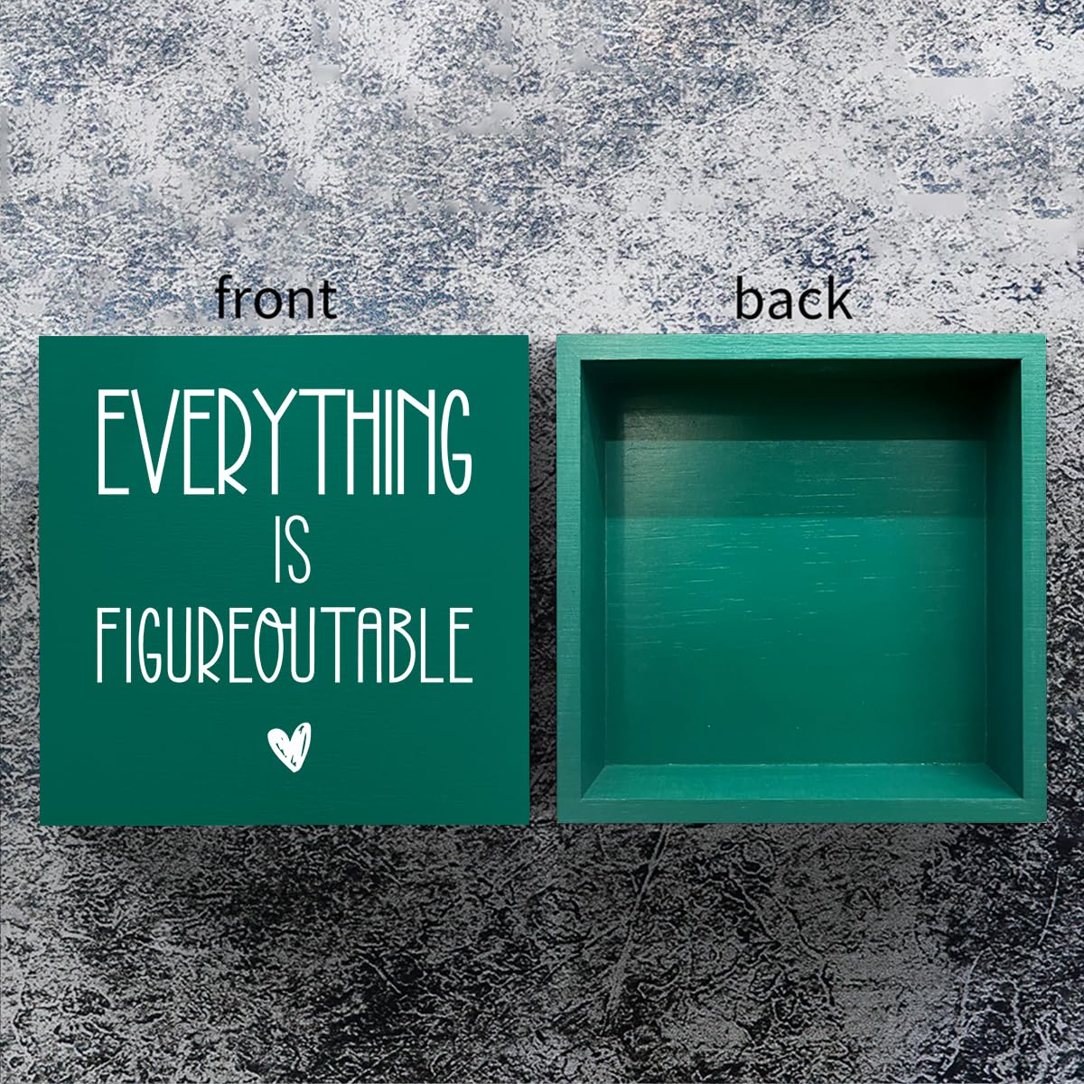 Snapklik.com : Everything Is Figureoutable Sign Decorative Home Office ...