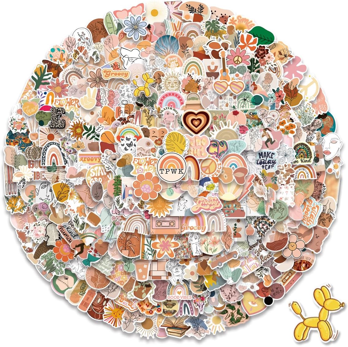 Amazon.com: Boho Stickers Aesthetic 300PCS Stickers Aesthetic for Adult ...