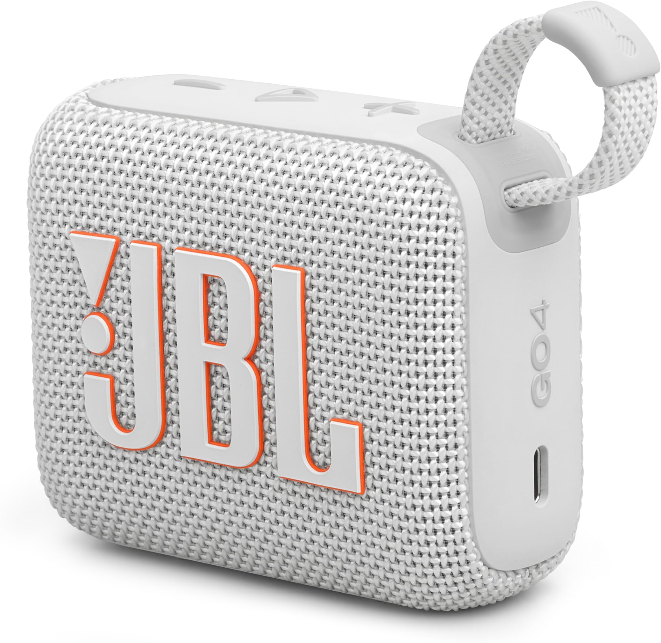 JBL Go 4 Mini Bluetooth Speaker, White: Portable Bluetooth Speakers ...