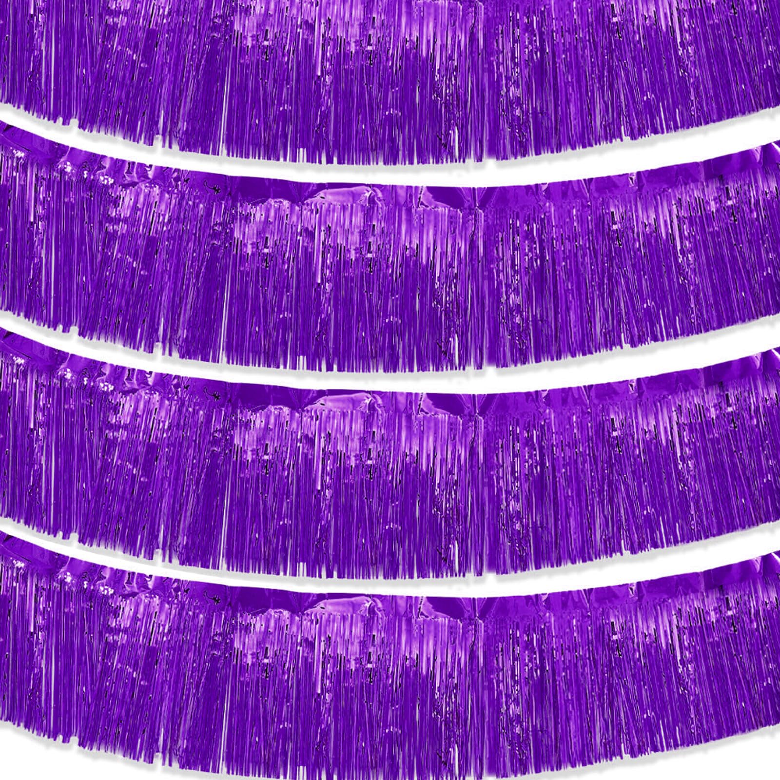 Amazon.com: Purple Parade Float Fringe,Tinsel Streamers Banners,Tinsel ...