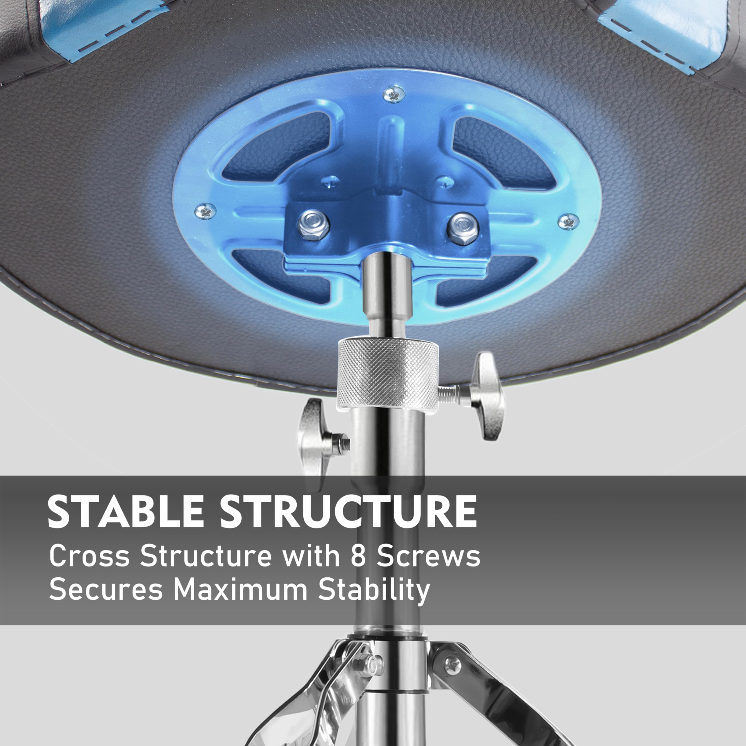 Snapklik.com : Vhffoso Drum Throne, Height Adjustable Drum Stool For ...