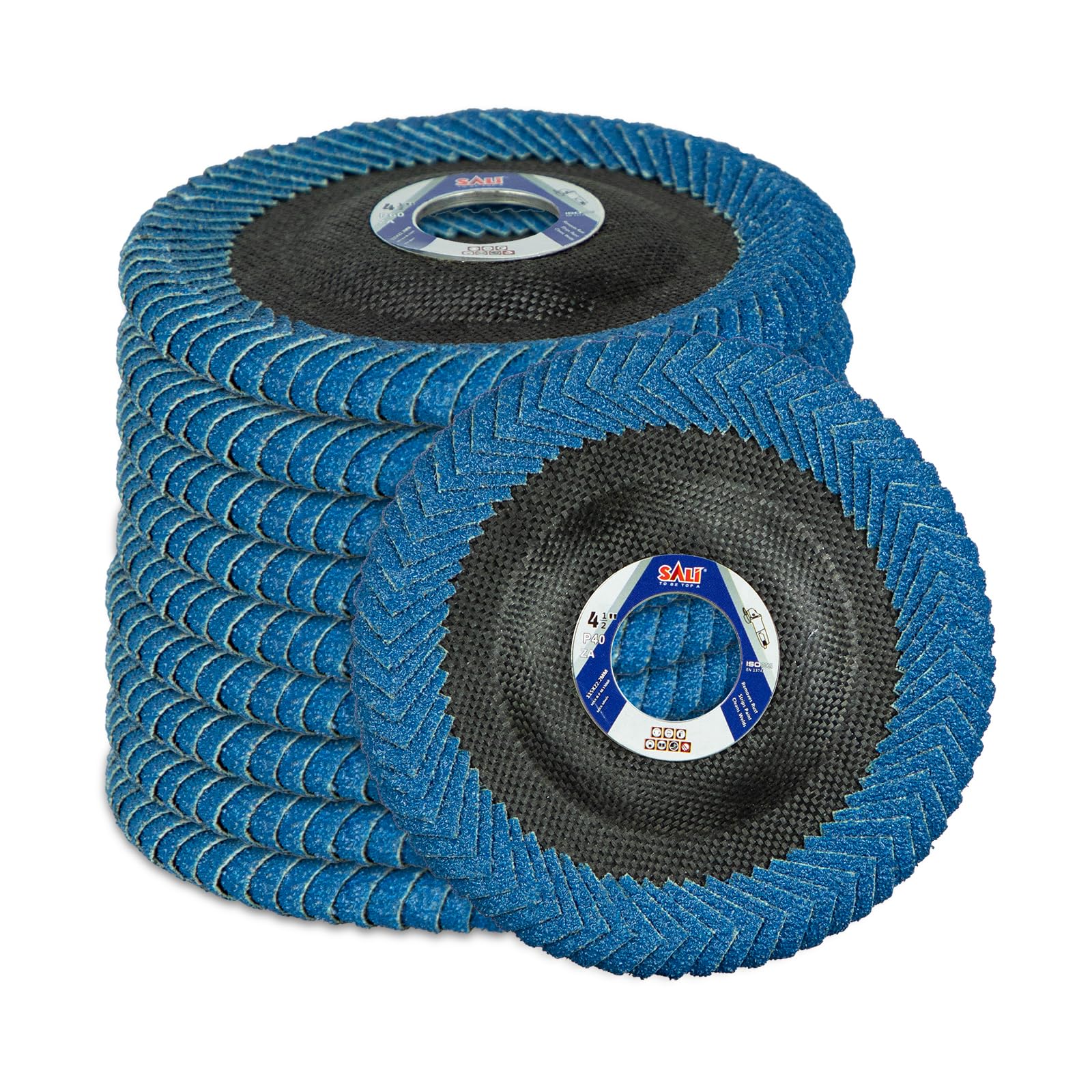 Snapklik.com : 10 Pack Curved Flap Discs 4 1/2inch For Angle Grinder ...