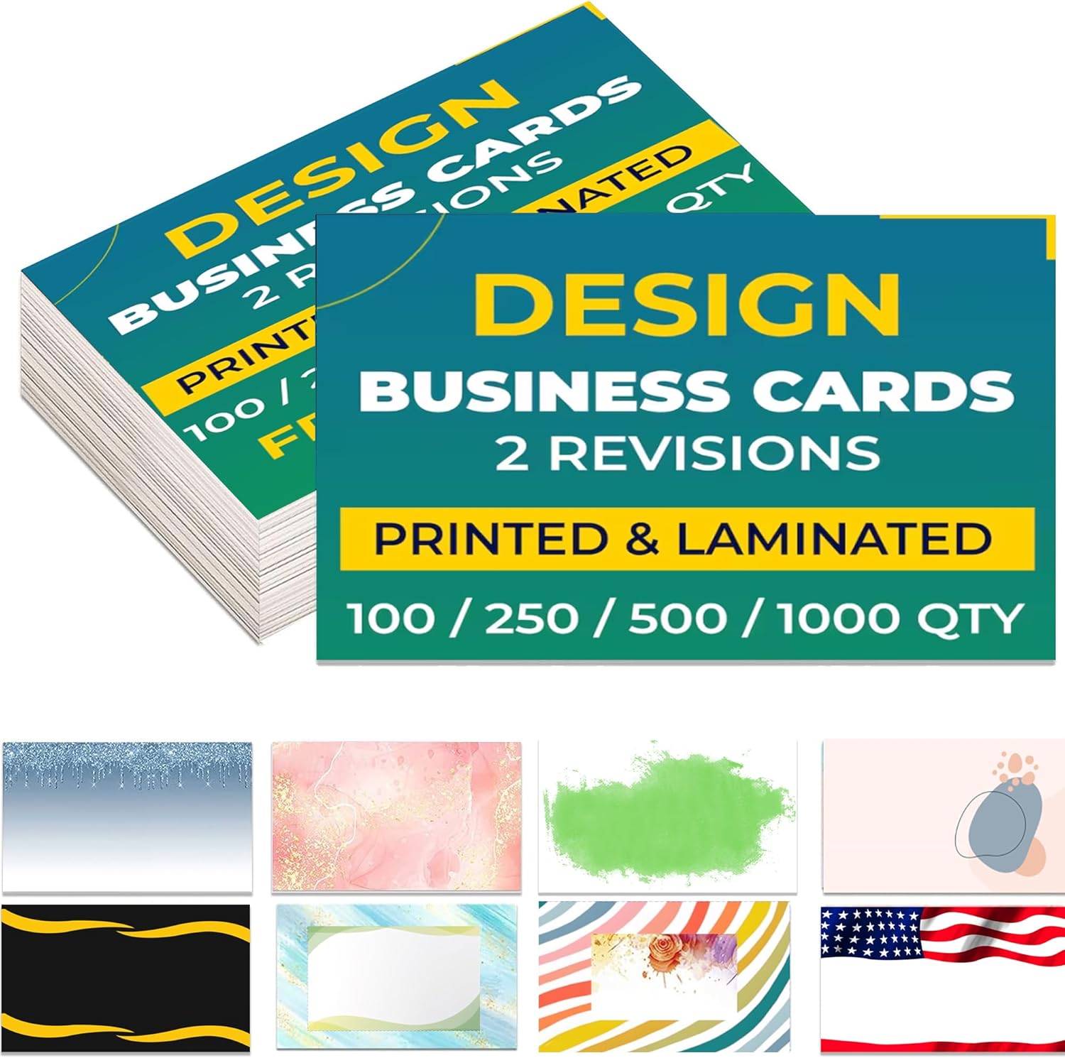 Amazon.com : Custom Business Cards Personalized Business Cards 1000 500 ...