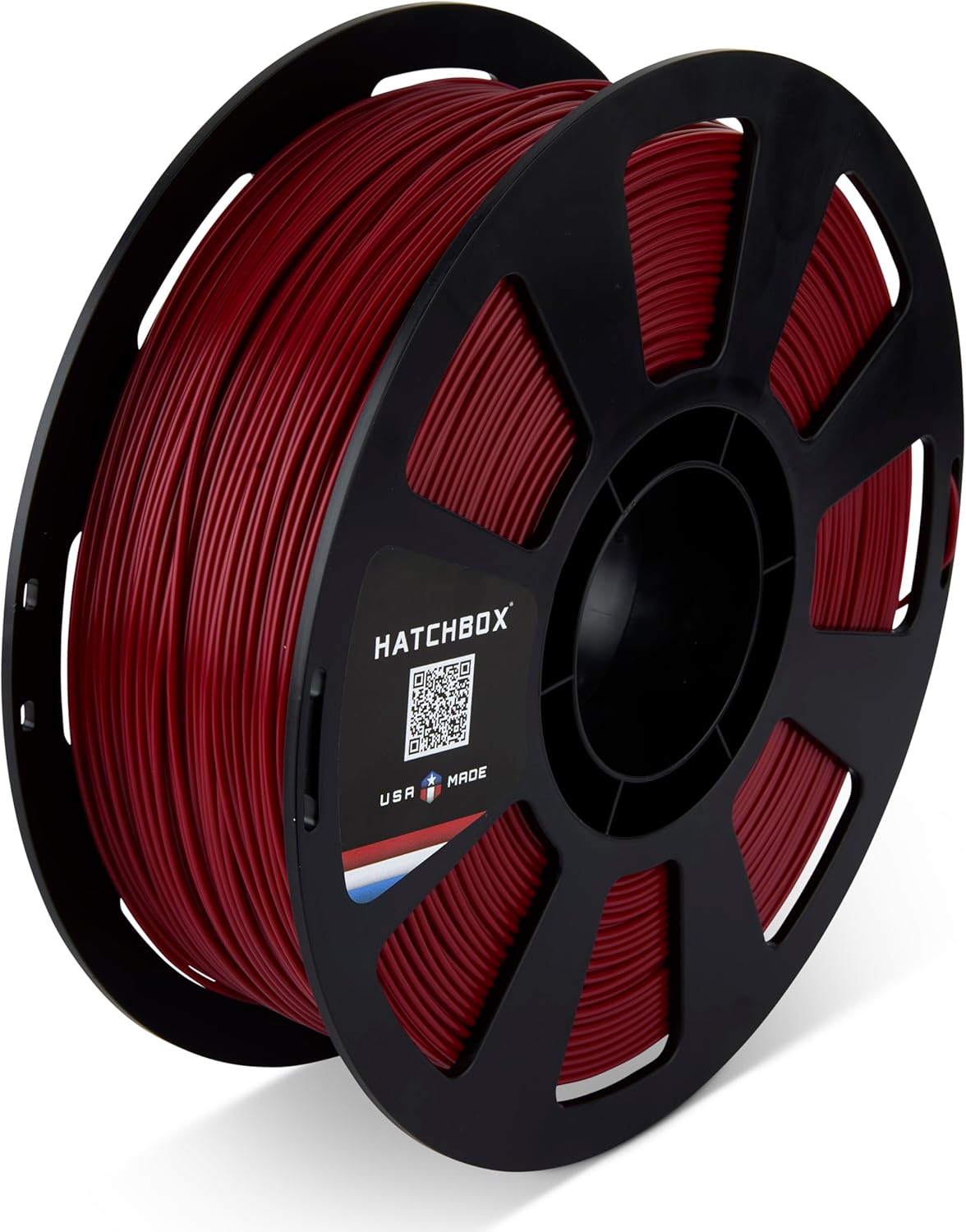 Amazon.com: HATCHBOX PLA MAX V2 Dark Red 3D Printer Filament Made in ...