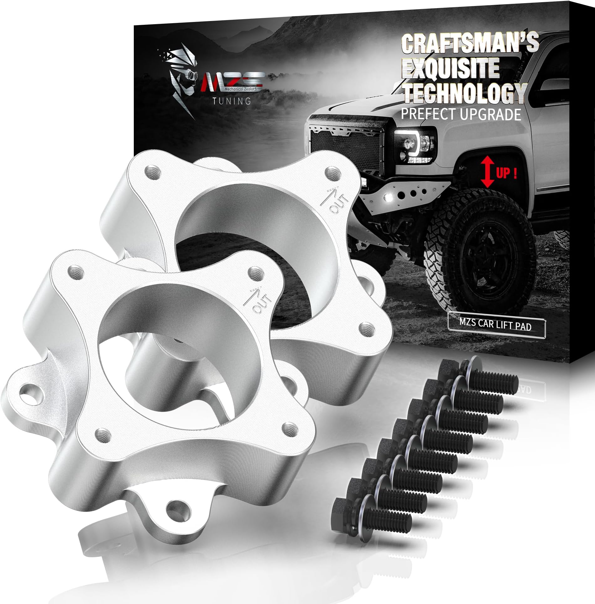 Amazon.com: Rough Country 3" Suspension Leveling Kit for 2007-2021 ...