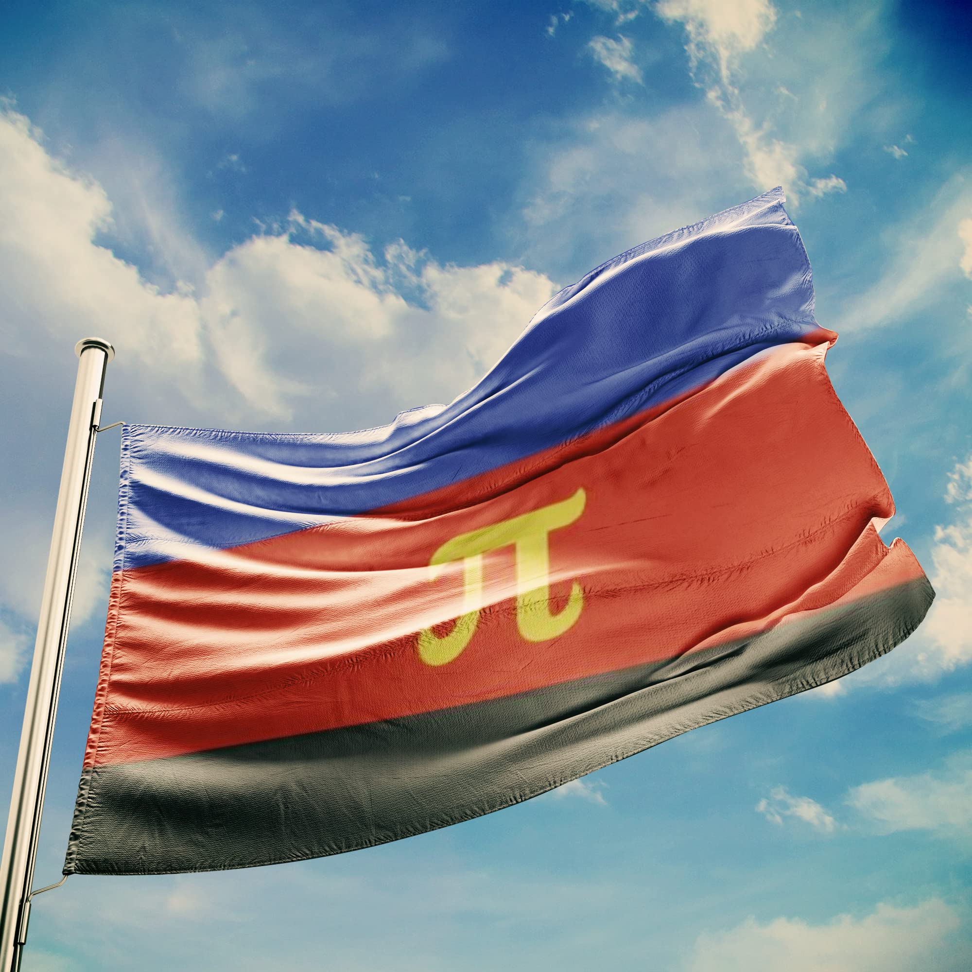 Fenglfly flag – Polyamorous Pride flag 3x5ft/90x150cm Polyester Brass ...