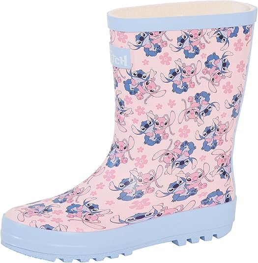 Disney Meisjes Stitch Wellies Rubber Wellington Kinderen Tieners ...