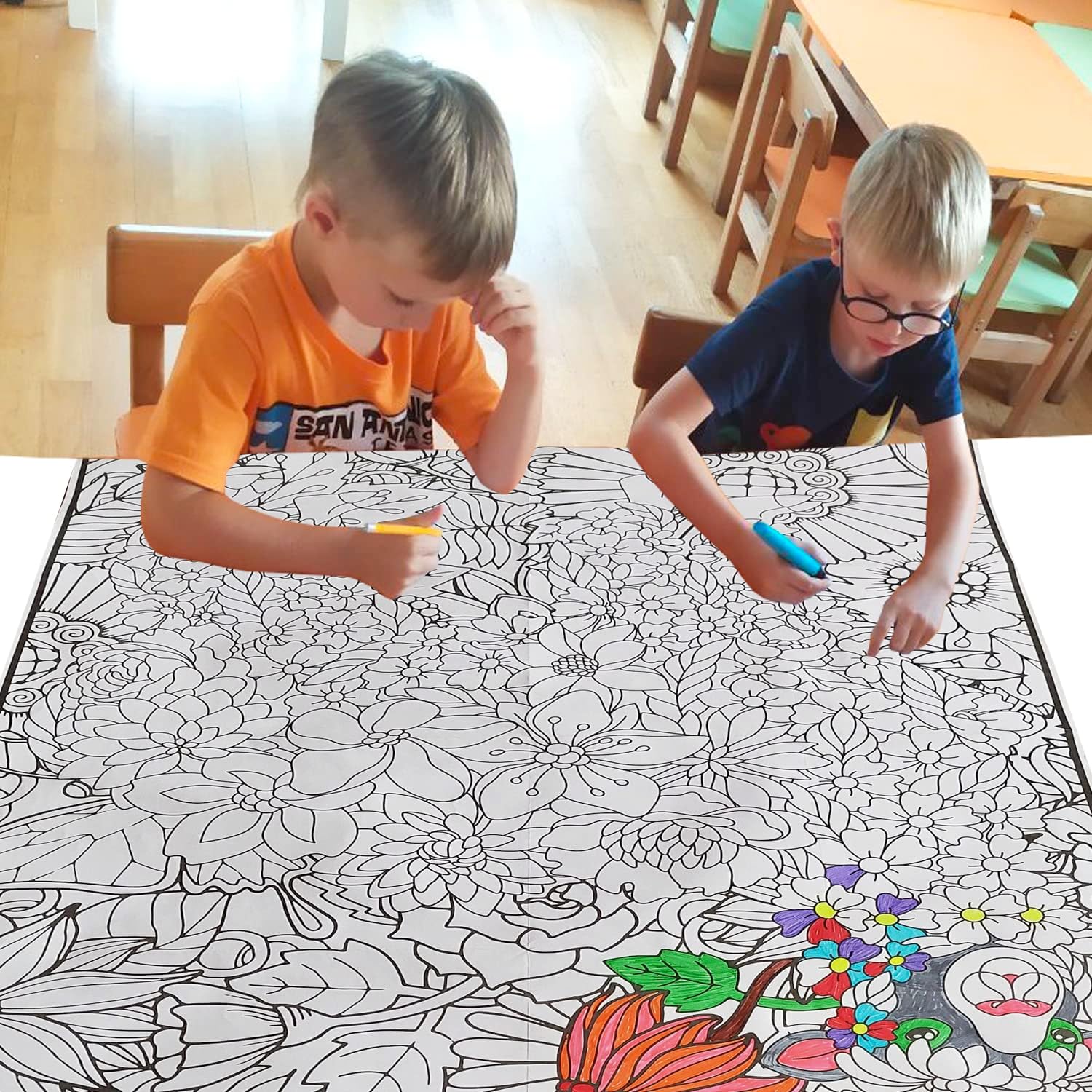 Large Coloring Poster for Adults and Kids - Llama Australia | Ubuy