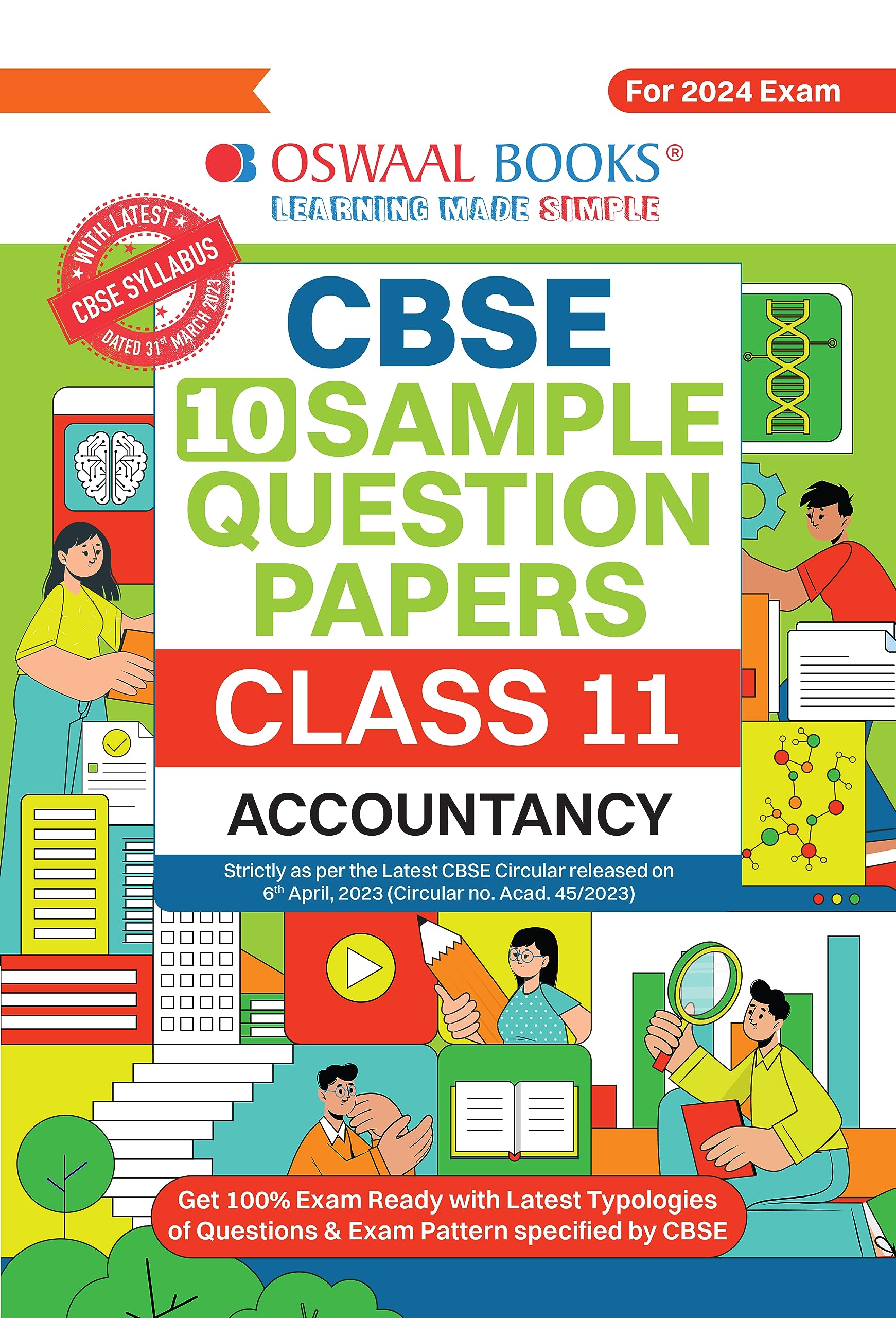 Buy Oswaal CBSE Sample Question Papers Class 11 Accountancy Book (For ...