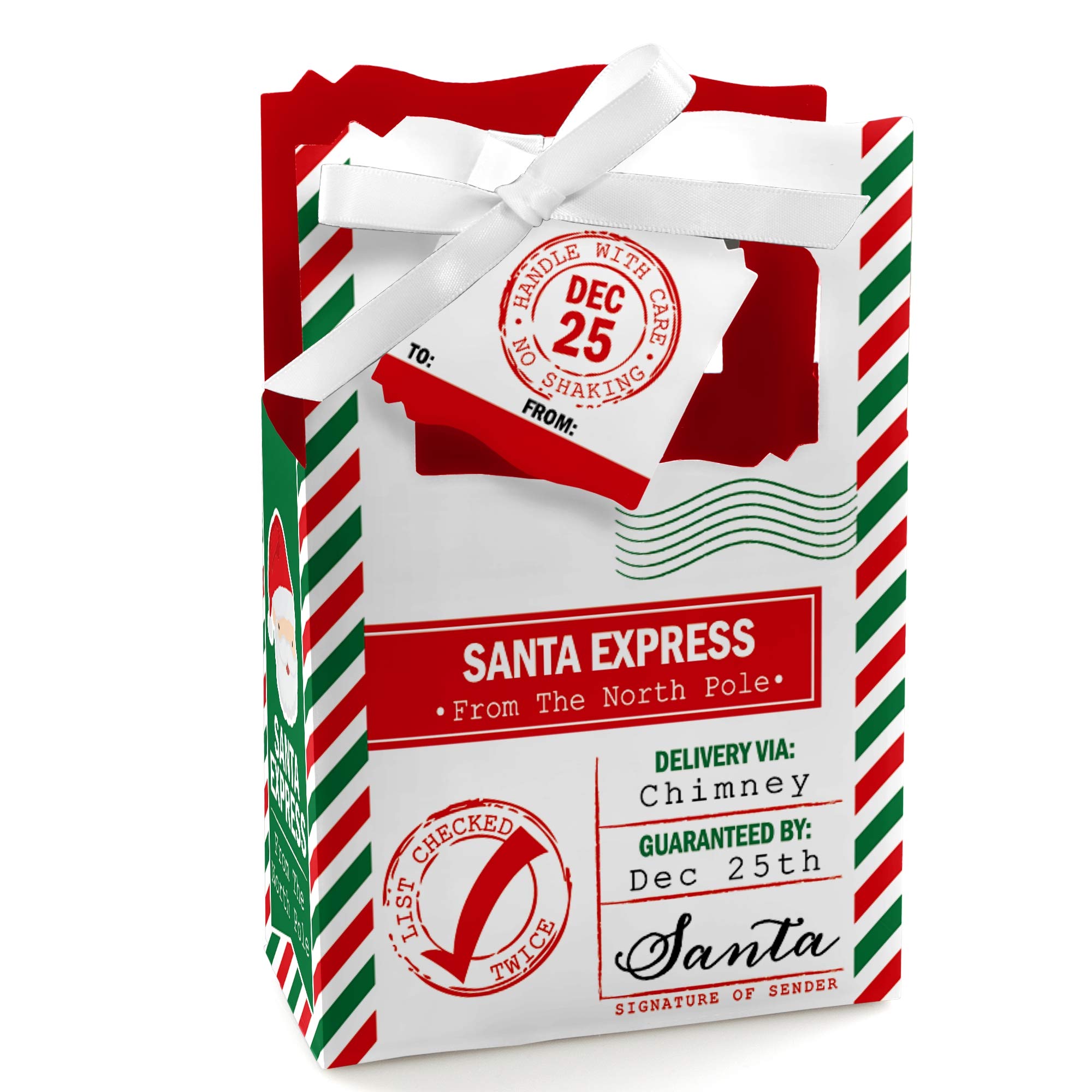 Amazon.com: Big Dot of Happiness Santa's Special Delivery - From Santa ...