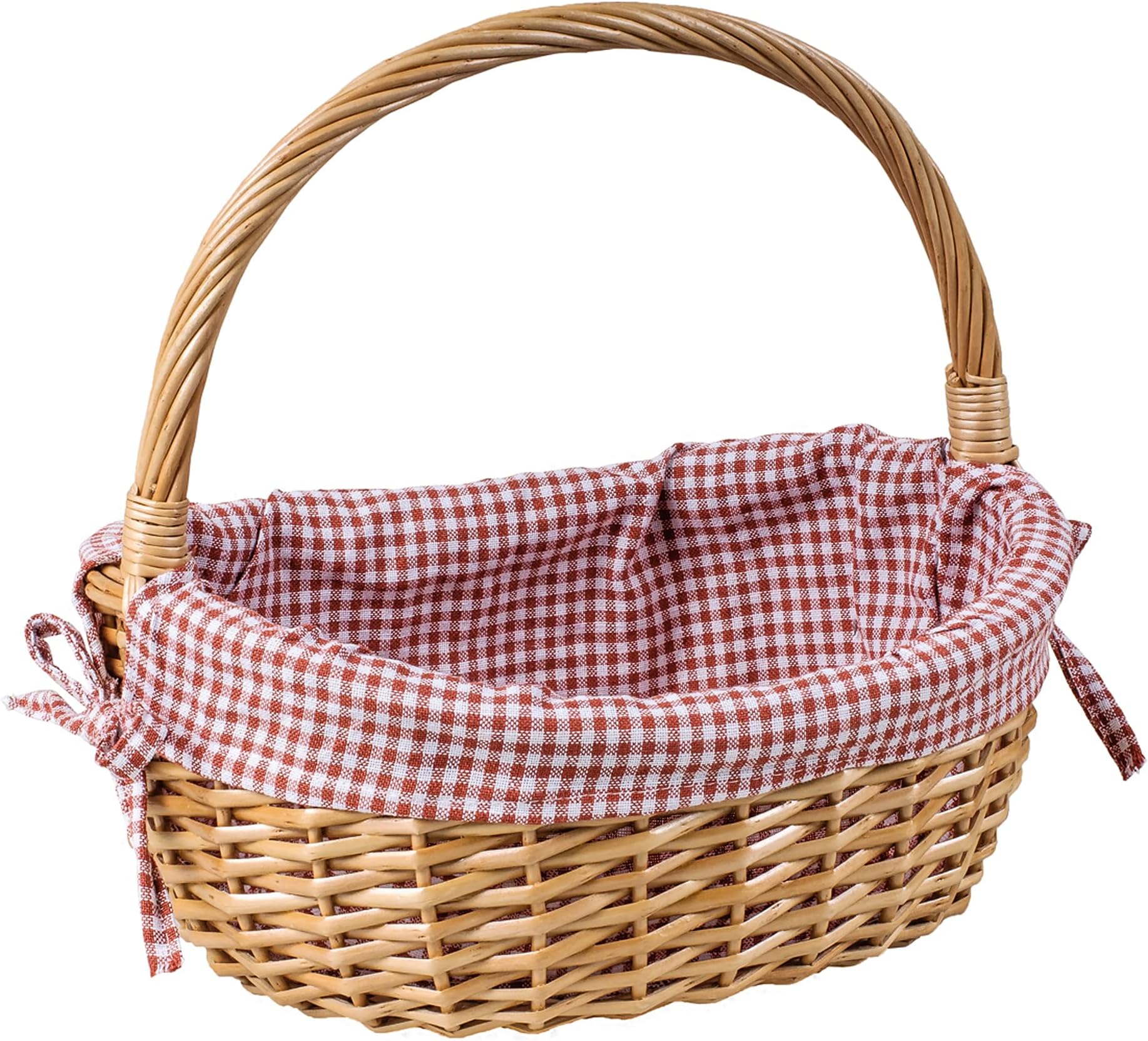 Geschenkkorb | Henkel-Korb | Handgeflochtenes Oster-Körbchen aus Weide ...