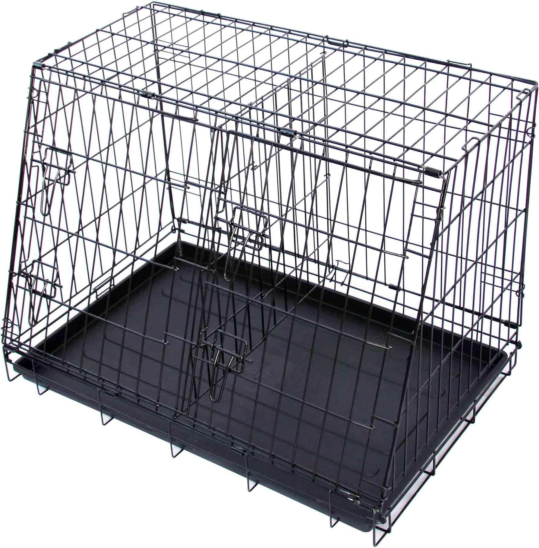 Barkshire Sloping Dog Car Crate - Large 90 x 59cm : Amazon.co.uk: Pet ...