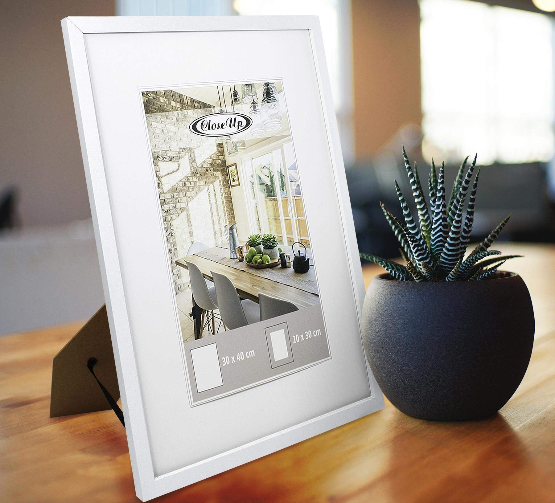 30 X 40 Poster Frames 30x40 Cm White Wood Box Picture Frame (approx.