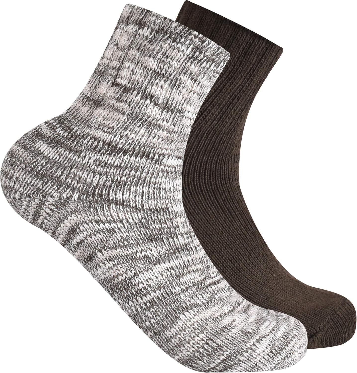 FRYE Women's 2-Pack Chunky Marled Shortie Ankle Socks, Grey, One Size ...