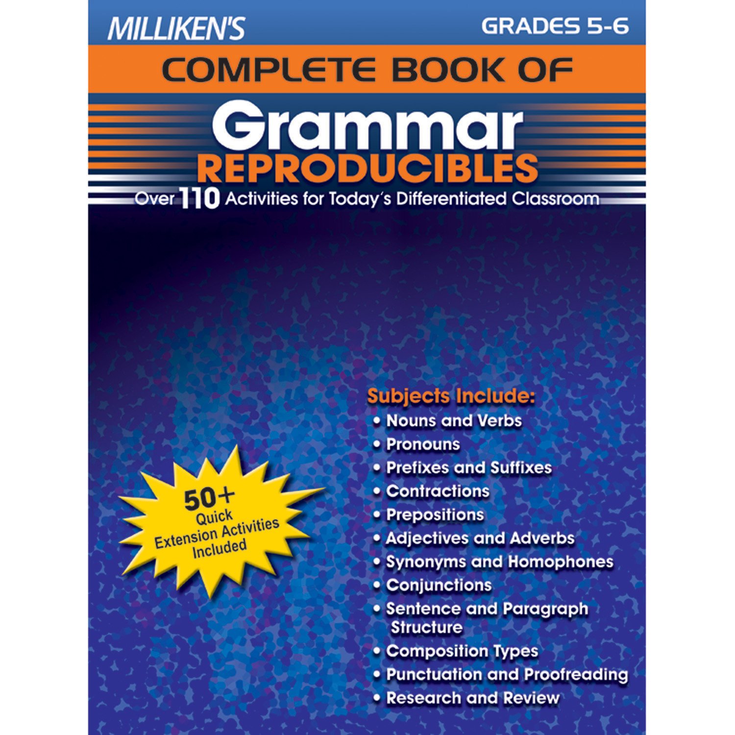 Milliken's Complete Book of Grammar Reproducibles - Grades 5-6: Sara ...