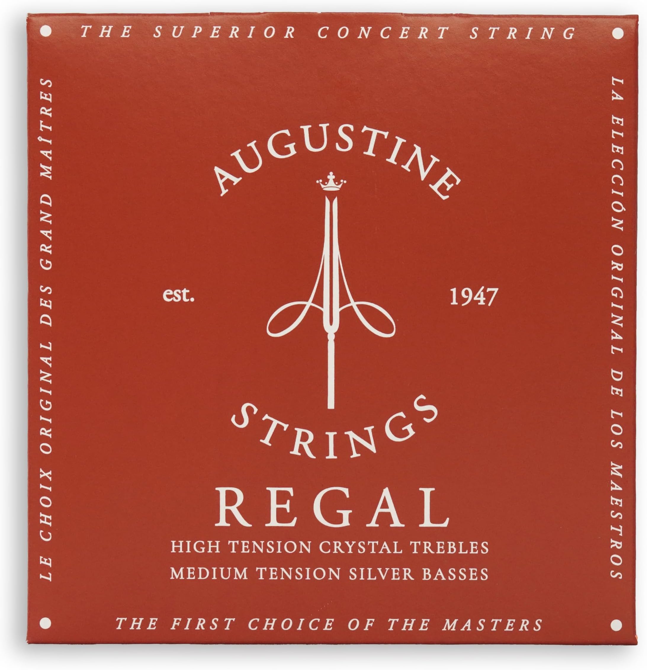 Amazon.co.jp: AUGUSTINE オーガスチン クラシックギター弦 レッドセット RED SET : 楽器・音響機器