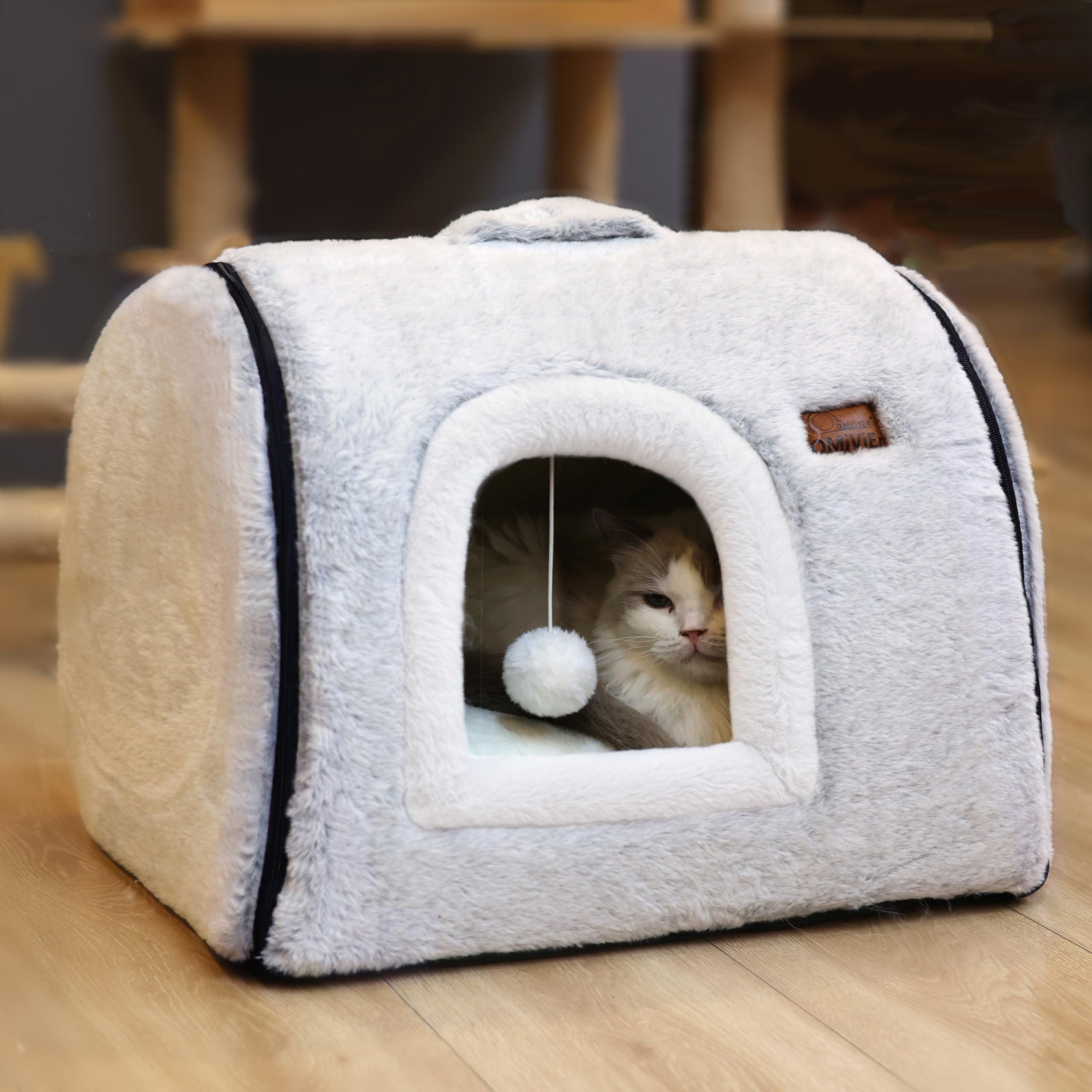 Amazon.com : cat Bed cave-cat beds for Indoor Cats,Soft and Comfortable ...