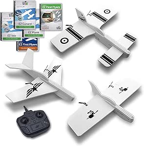 Amazon.com: EZ First Flyers STEM RC Model Aircraft Kit, 3 Planes ...