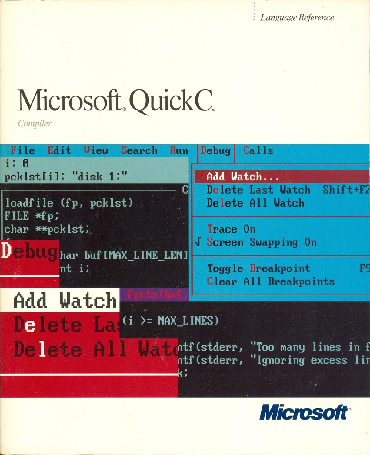 Amazon.com: Microsoft Quick C Compiler Language Reference: Various
