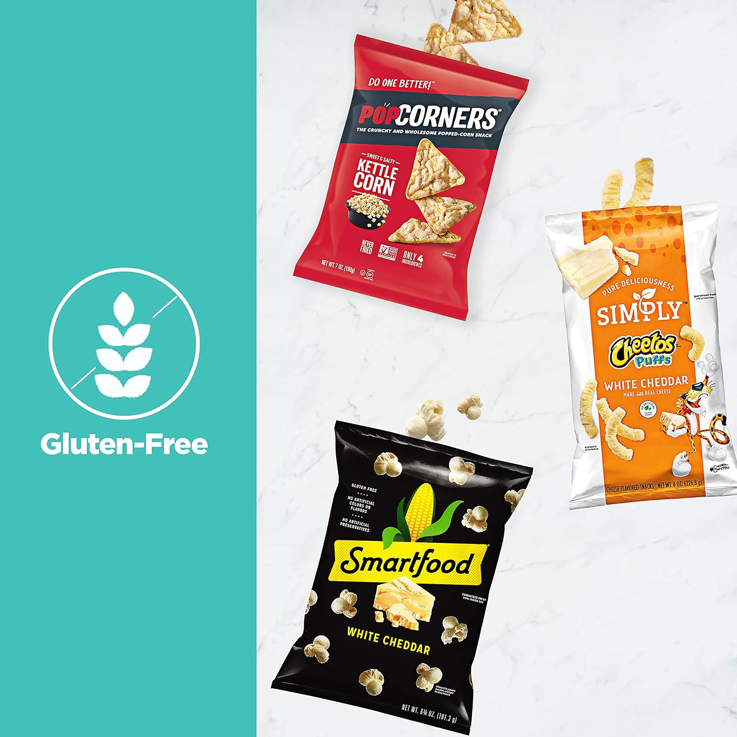 Paquete variado de Smart Snacks Variety Pack Smartfood Simply Cheetos ...