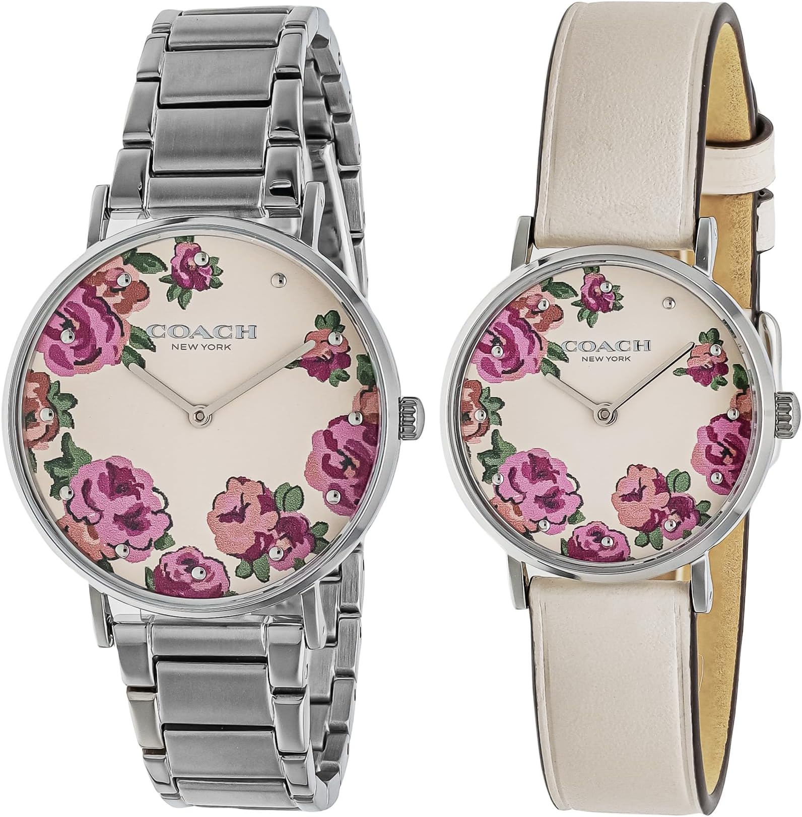 Amazon | [コーチ] 腕時計 PERRY ペリー ステンレススチール ミネラルガラス クォーツ Quartz 日常生活防水 36MM ...