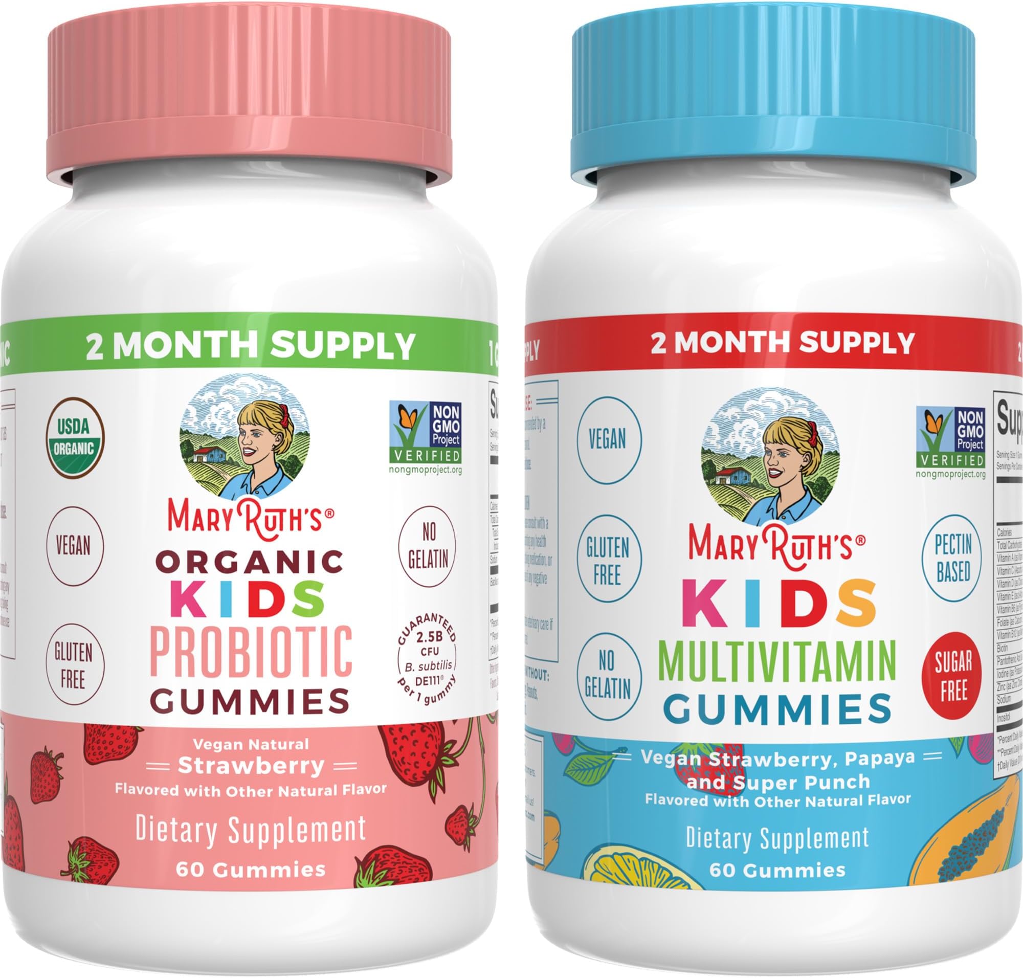 Amazon.com: MaryRuth Organics Multivitamin and Probiotic Gummies ...