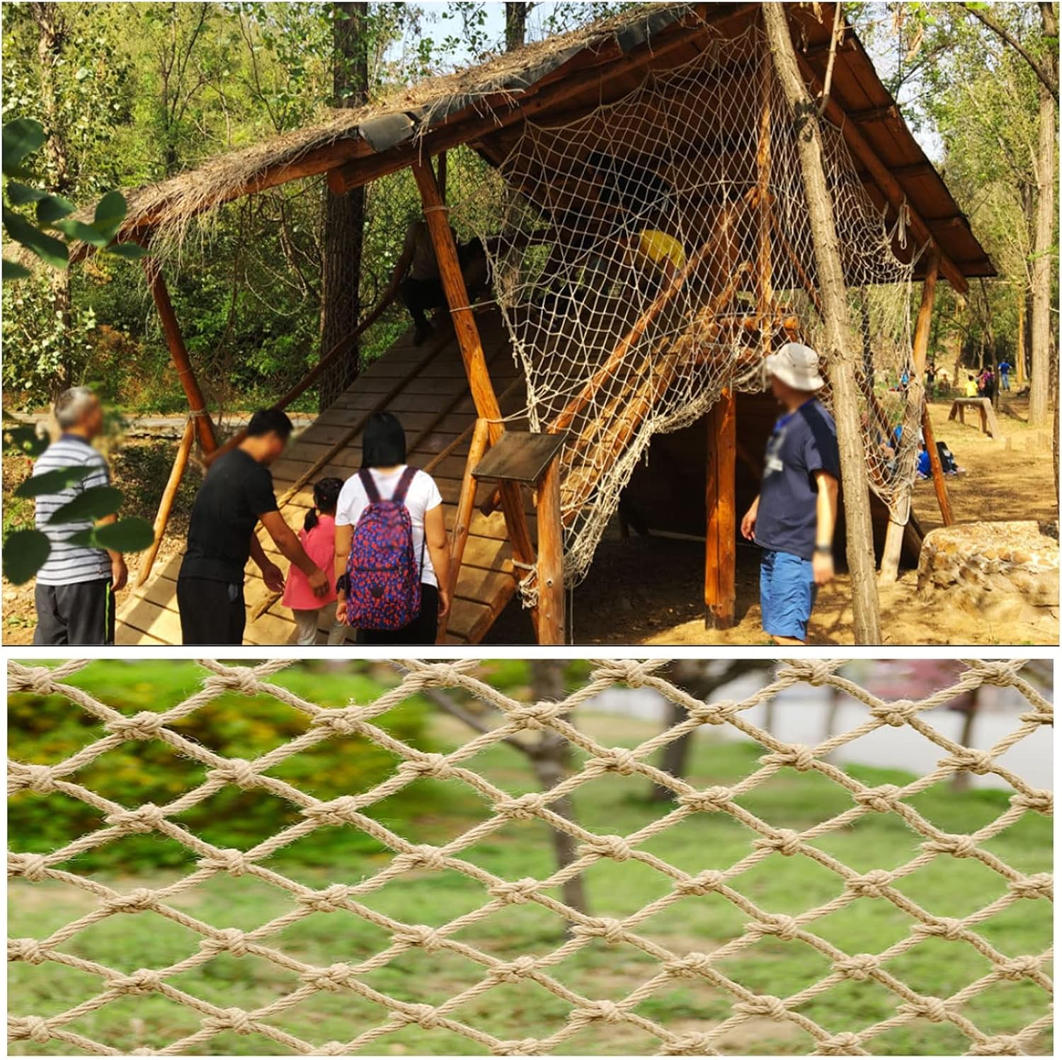 Safety Netting Cargo Net Heavy Duty Hemp Rope Net Child Climbing Rope ...