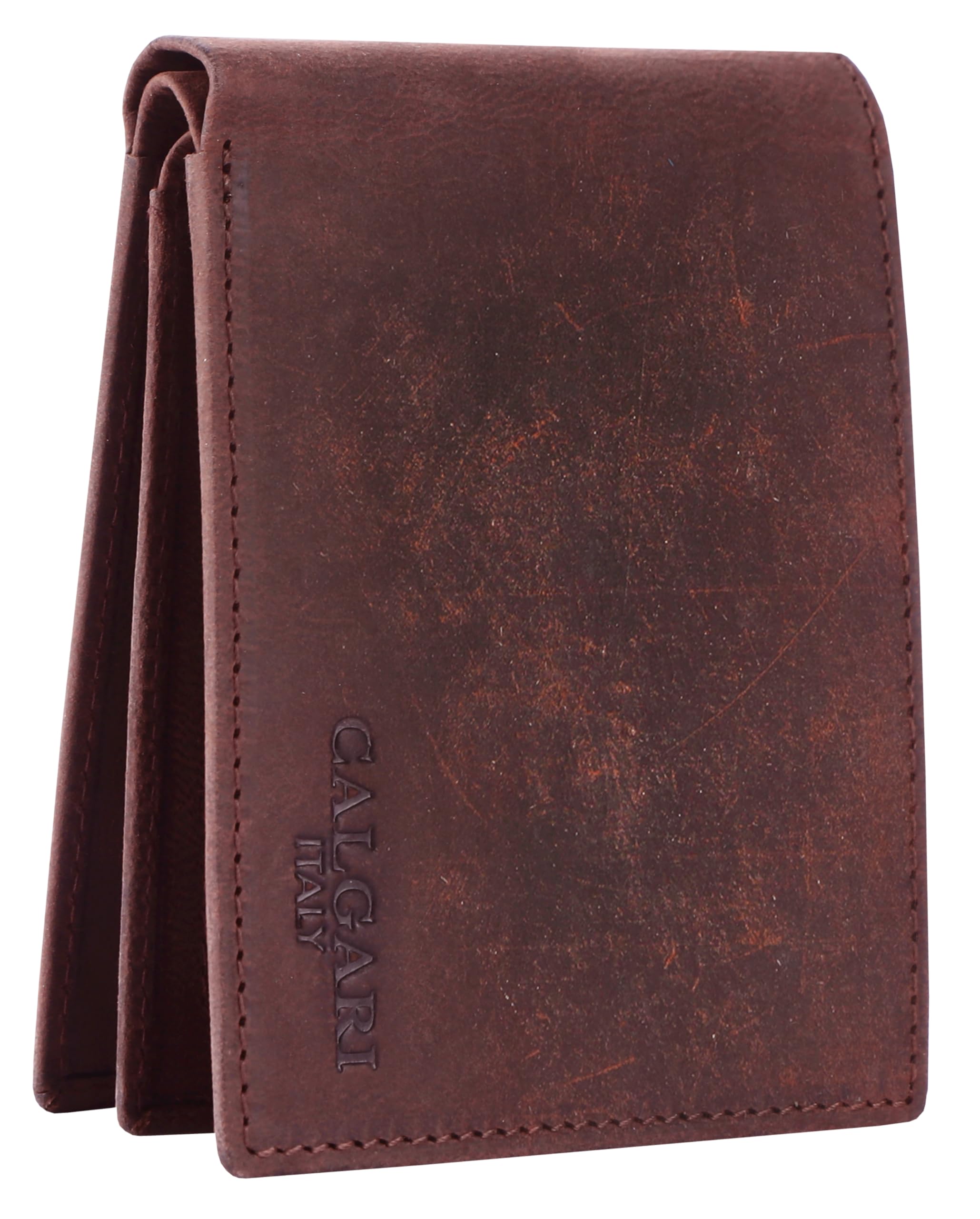 Amazon.com: CALGARI® Italian Luxury Leather Wallets For Men | Bifold ...