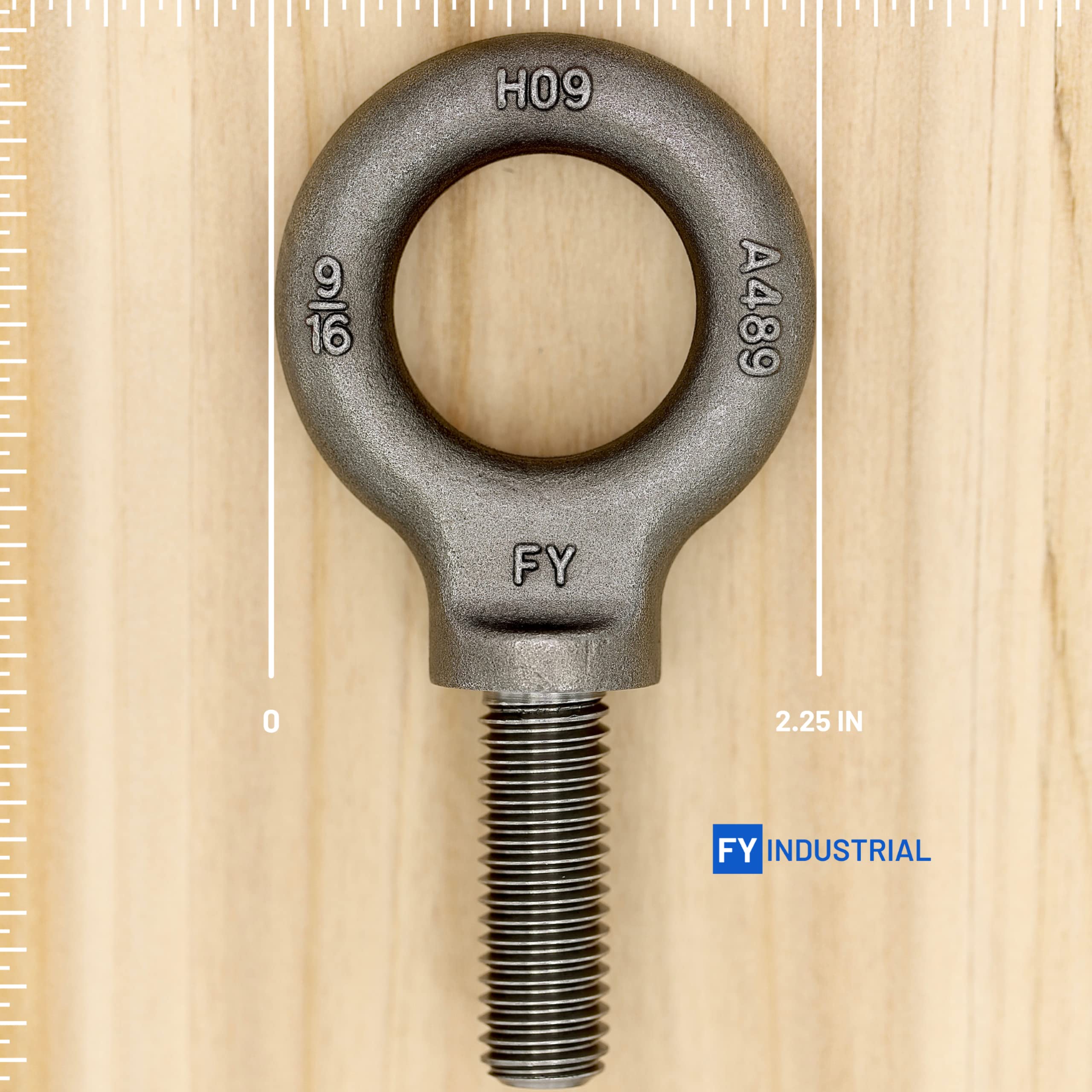 Snapklik.com : Lifting Shoulder Eye Bolt 9/16-12 X 1-5/8