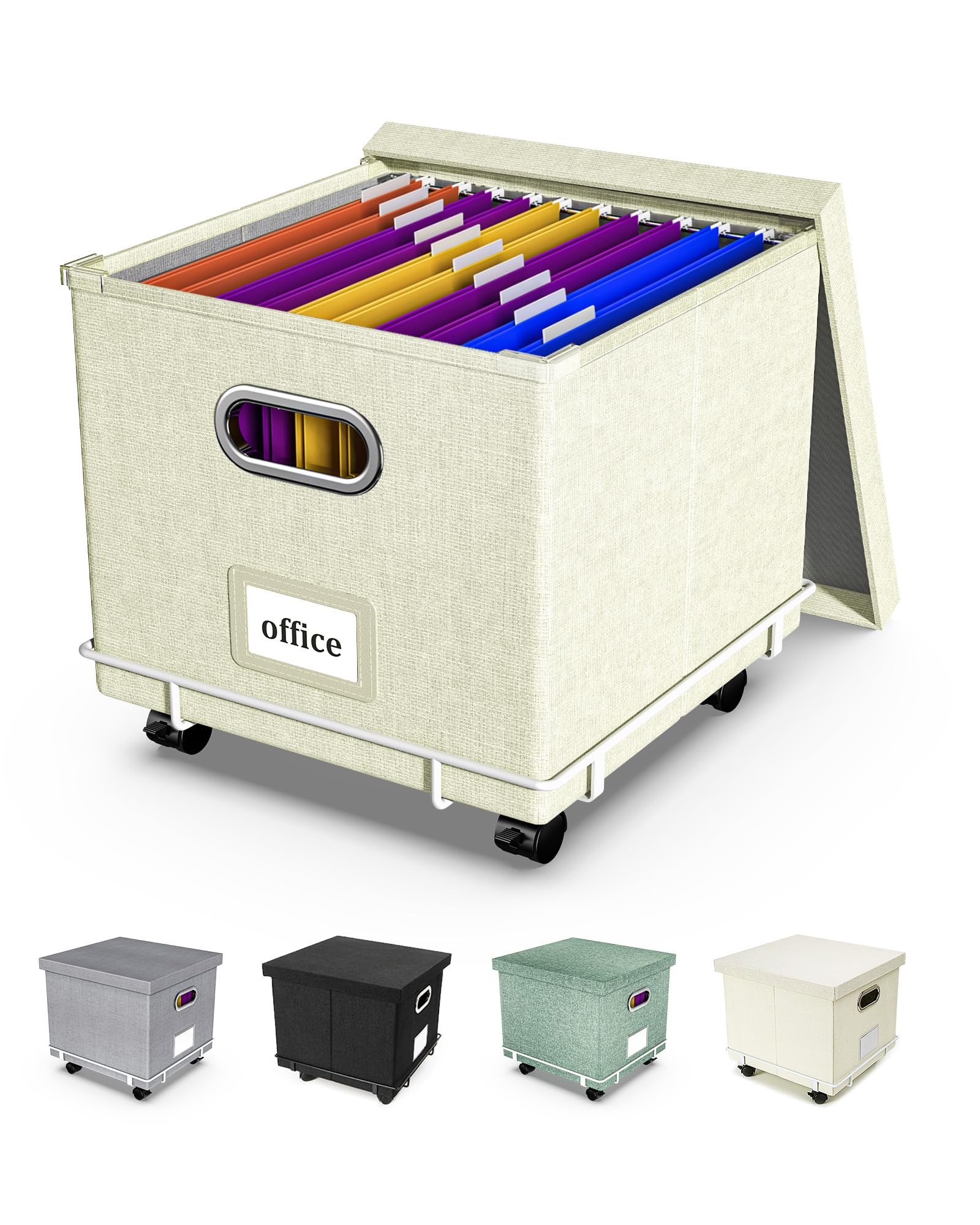 Snapklik.com : Oterri File Box,Upgraded Filing Box, Easy Slide File ...