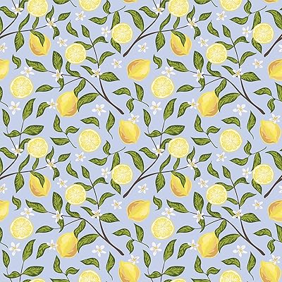 NextWall Daisy Bennett Designs Lemoncello Peel and Stick Wallpaper (Sky Blue) - Amazon.com