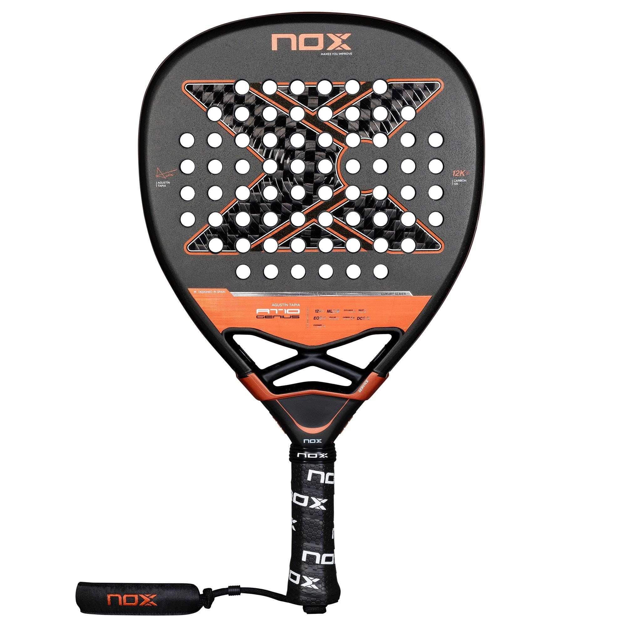 Buy Padel Racket AT10 Genius Attack 12K by Agustin Tapia 2025 | Luxury ...