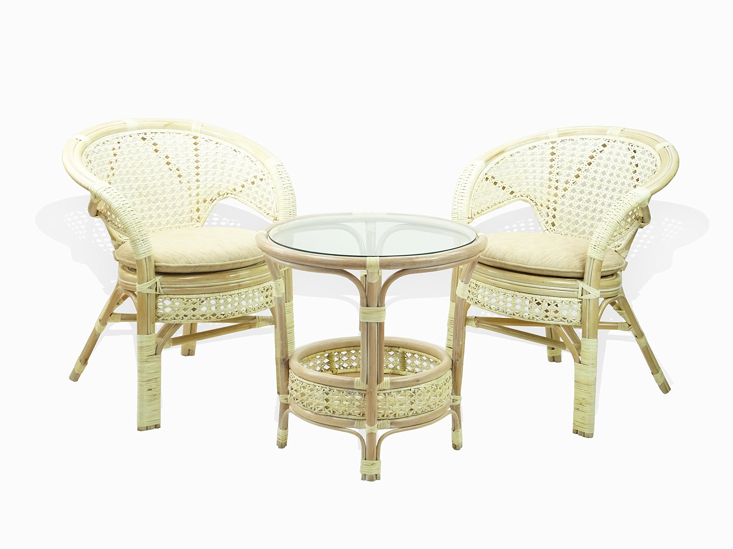 Amazon.com: SunBear Furniture Lounge Set of Pelangi Round Coffee Table ...