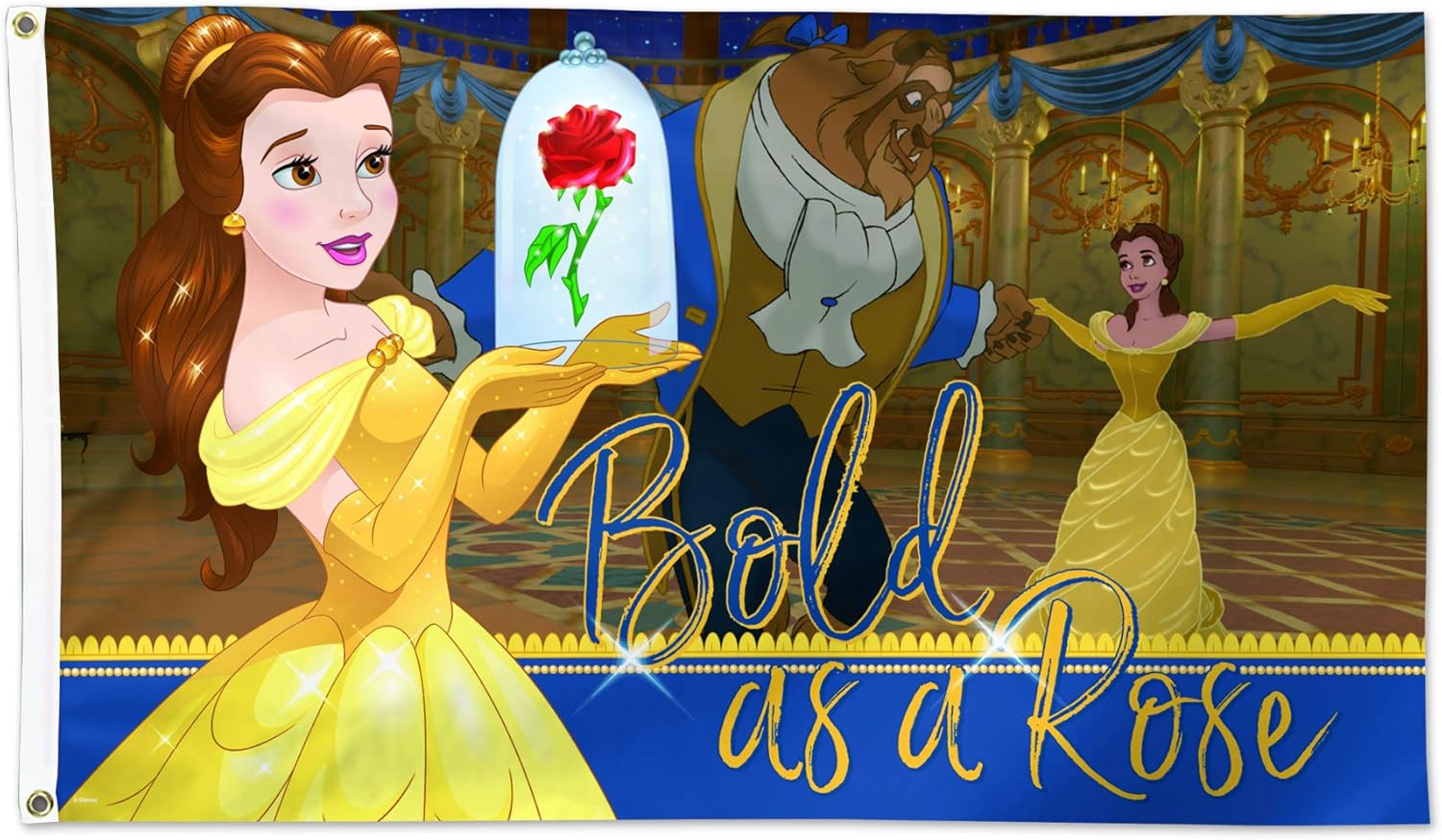 WinCraft Disney Disney Belle Bold AS A Rose Flag - Deluxe 3' X 5 ...