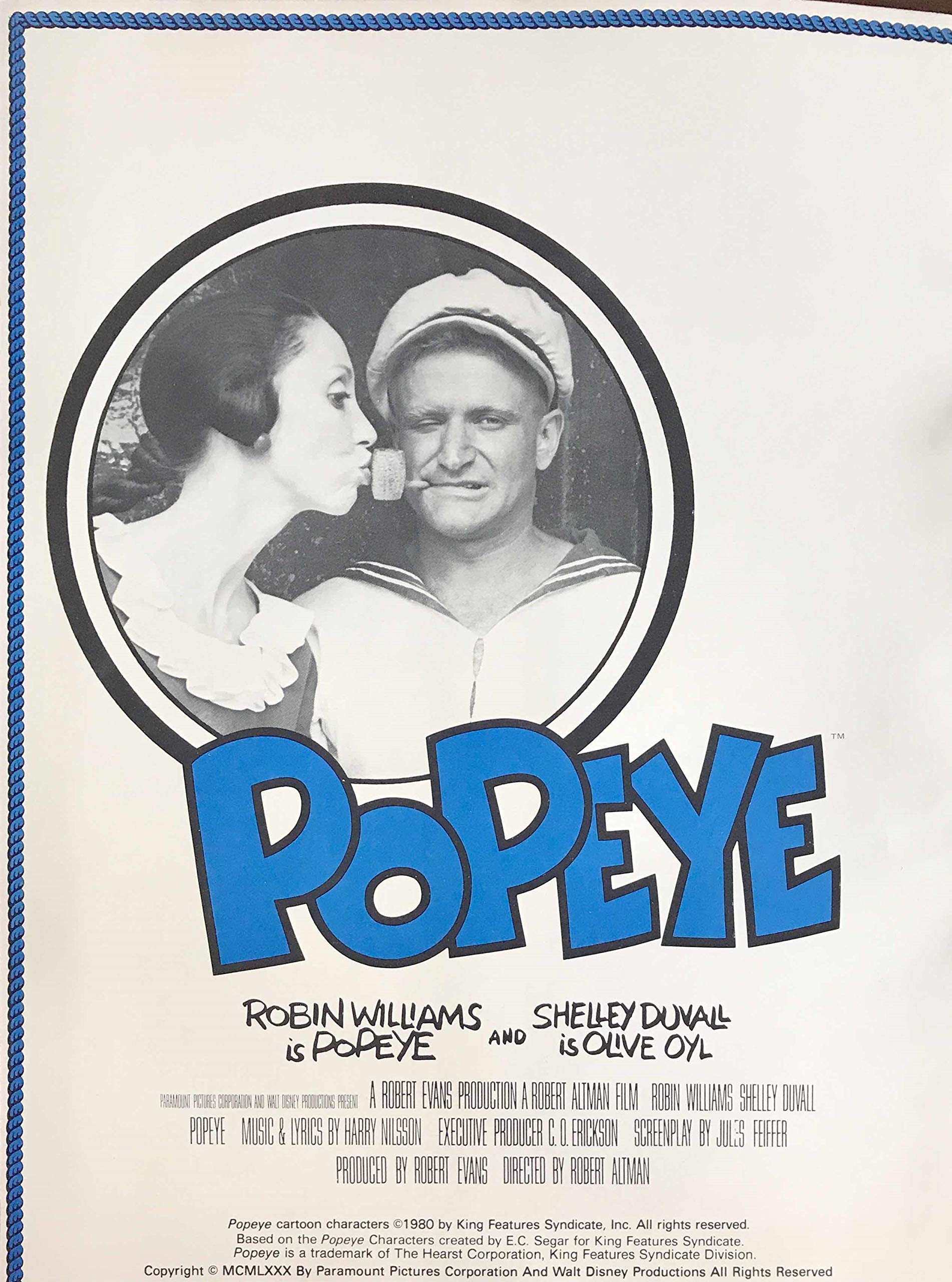 Popeye Movie Poster