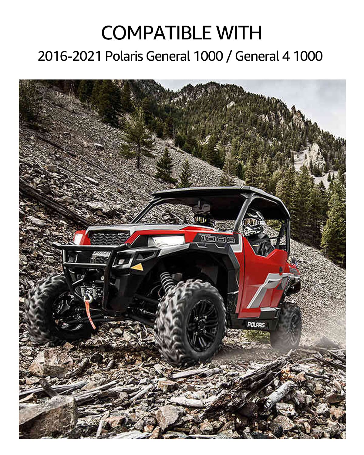 General Rubber Bed Mat Liner, A & UTV PRO Rear Bed Mat All Weather TPE ...