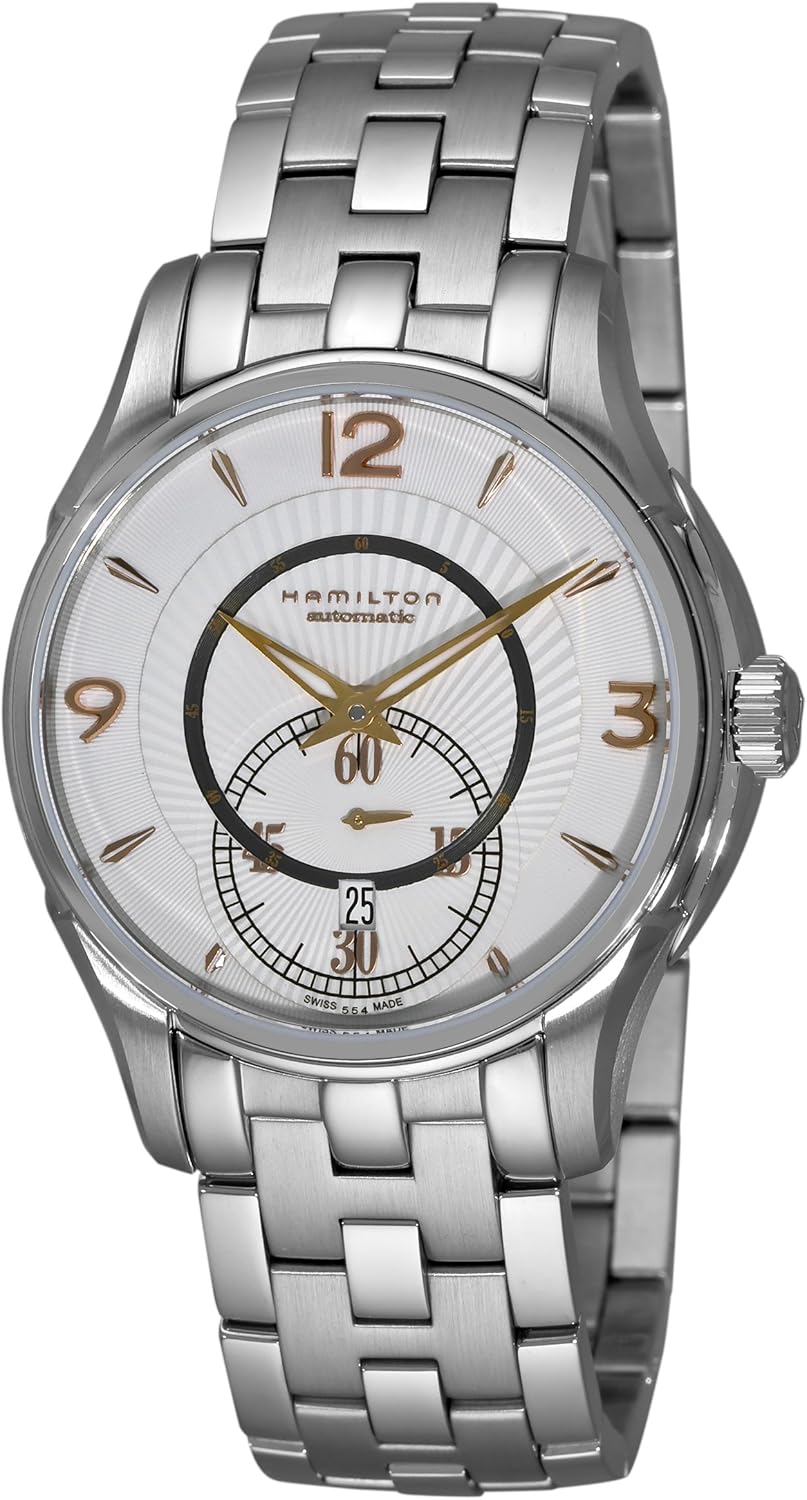 Hamilton Men's H32555155 Jazzmaster Viewmatic Silver Small Second ...