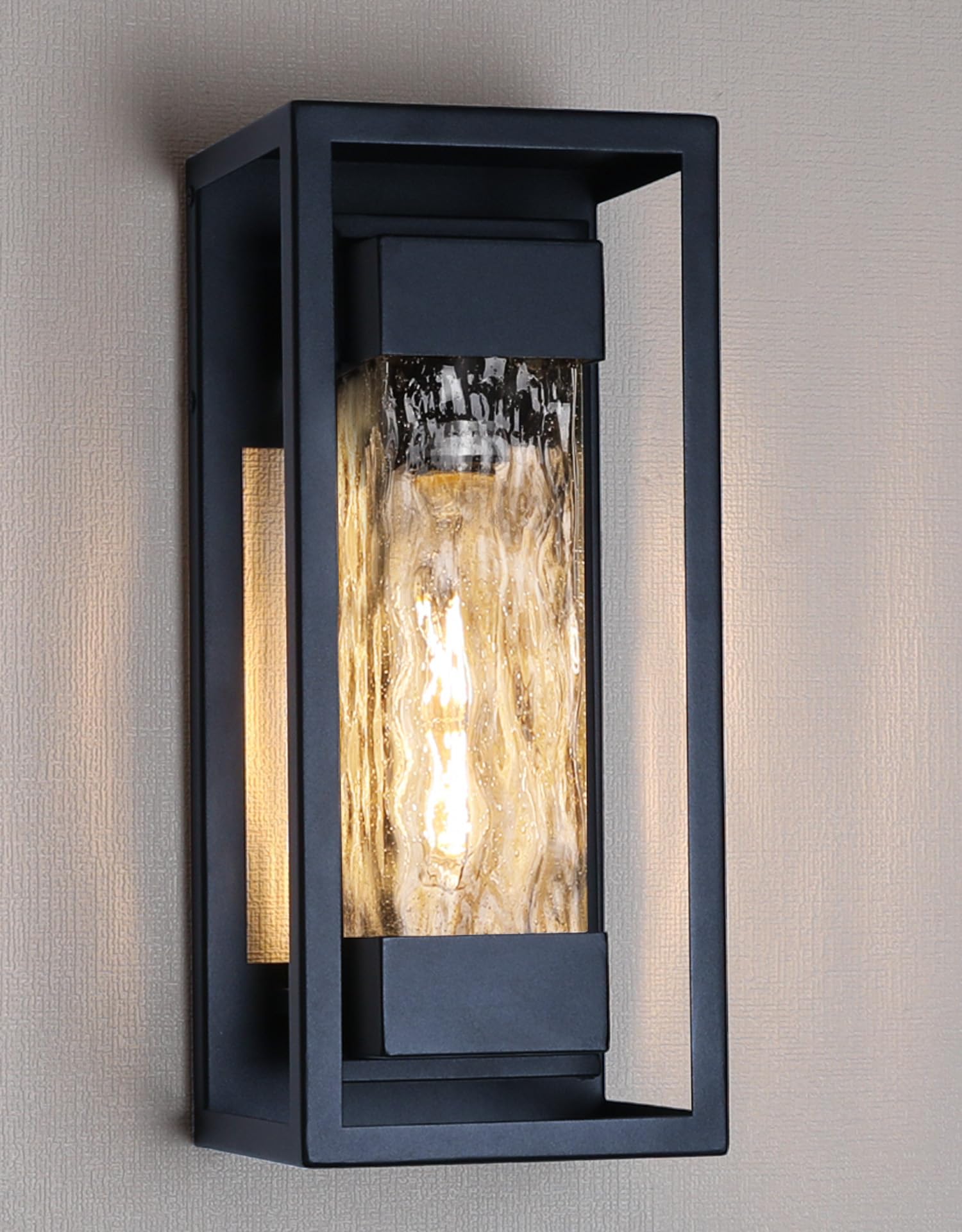 PARTPHONER Modern Outdoor Light Fixture, Exterior Wall Sconce ...