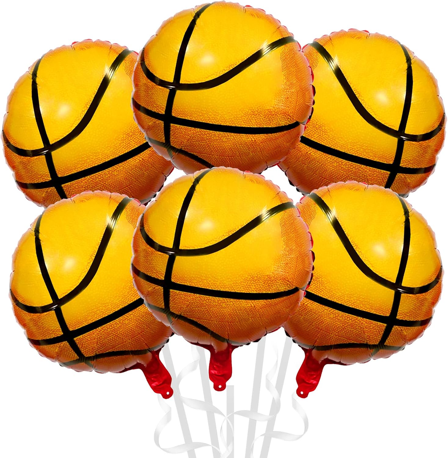 Basketball Balloons, Basketball Party Decorations, 18 inch, Foil Sports ...