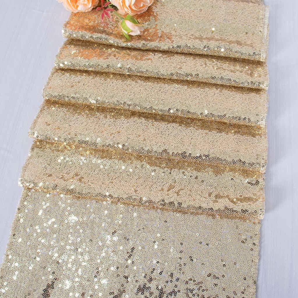 Santex - Table runner - Fantasy - Glossy - Polyester. gold : Amazon.co ...