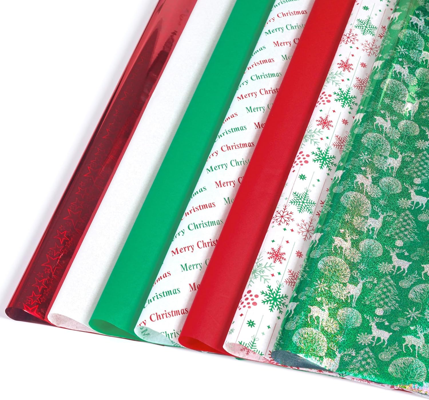 Amazon.com: 100 Sheets Christmas Tissue Paper Bulk, 20" X 20 Holiday ...