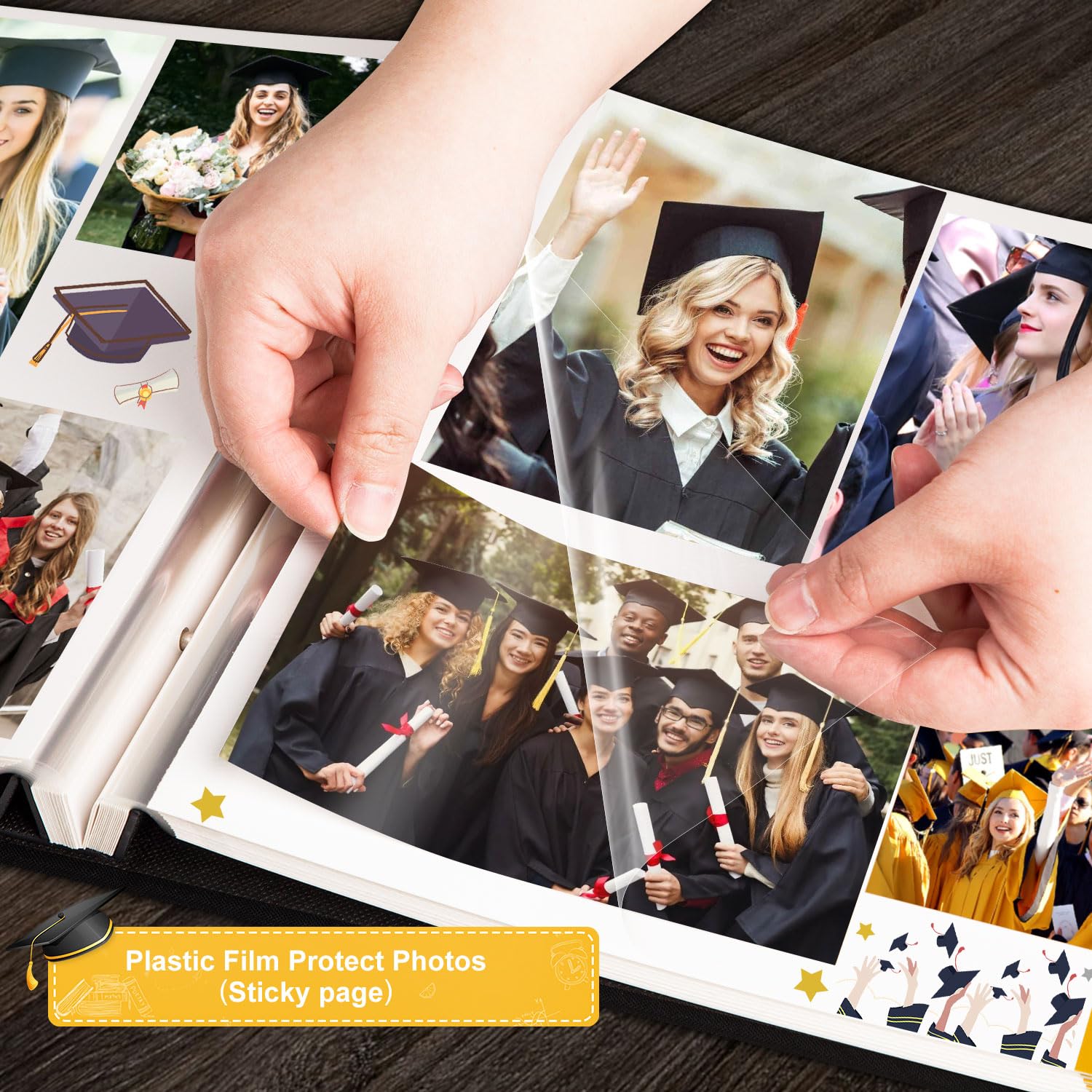 Snapklik.com : Lanpn Graduation Scrapbook Self Adhesive Photo Album ...