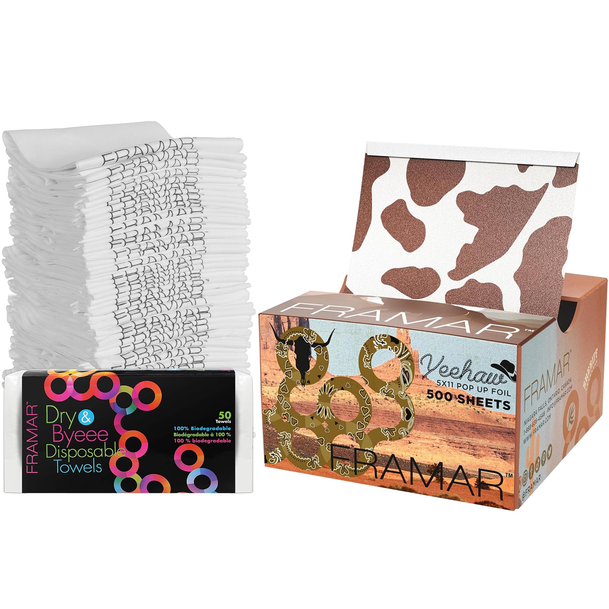 Amazon.com : Framar Hair Foils For Highlighting – Disposable Towels for ...