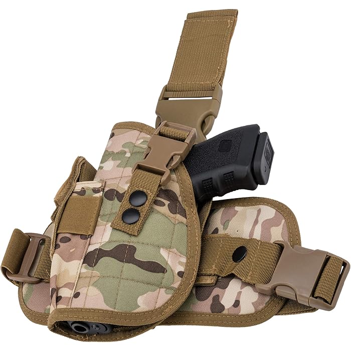 Buy Evike Matrix Special Force Quick Draw Tactical Thigh Holster w/Drop ...