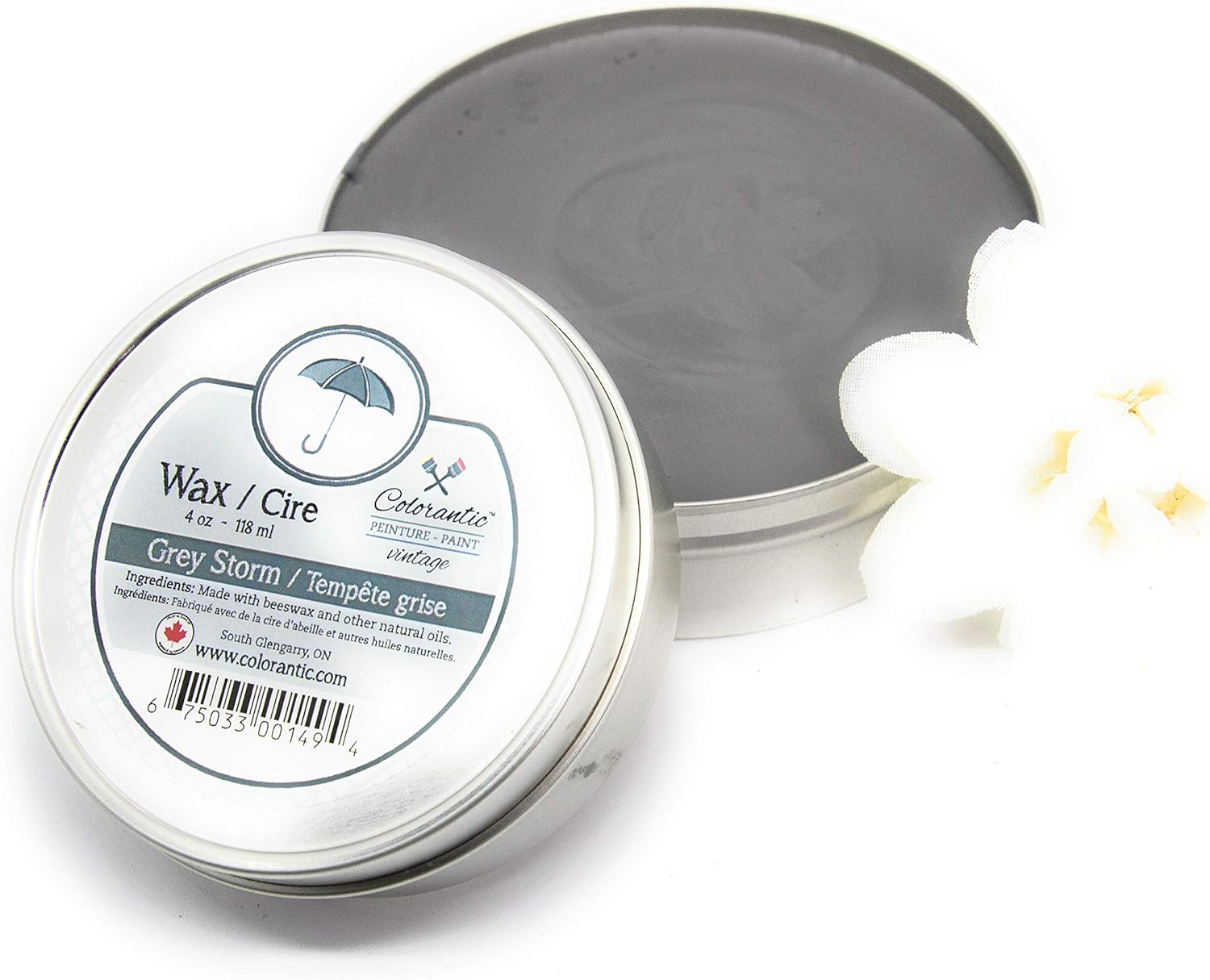 Colorantic | GREY GRAY Wax Beeswax Waxes for Chalk Based Paint ...