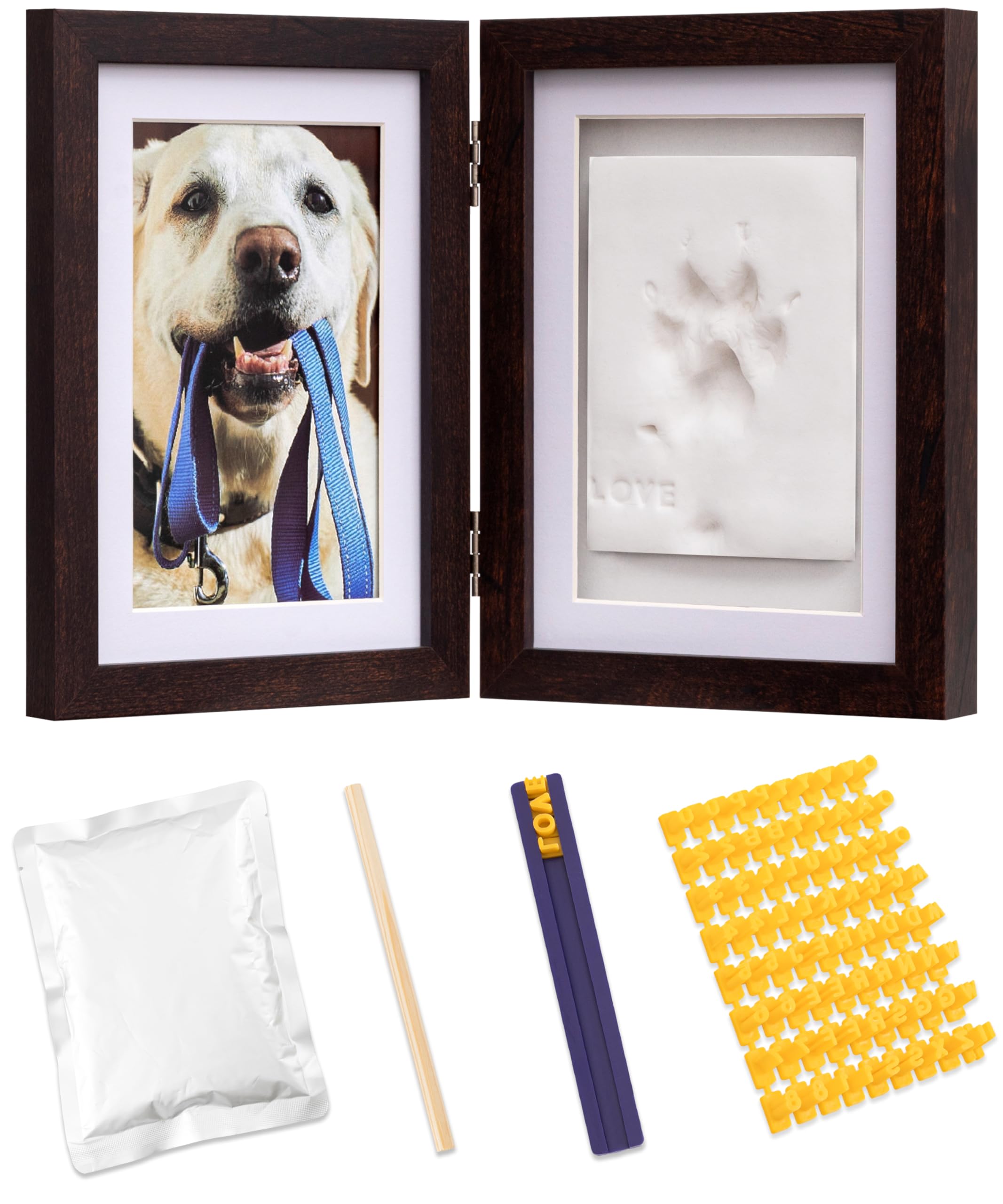 Snapklik.com : Sunolga Dog Or Cat Paw Print Pet Keepsake Picture Frame