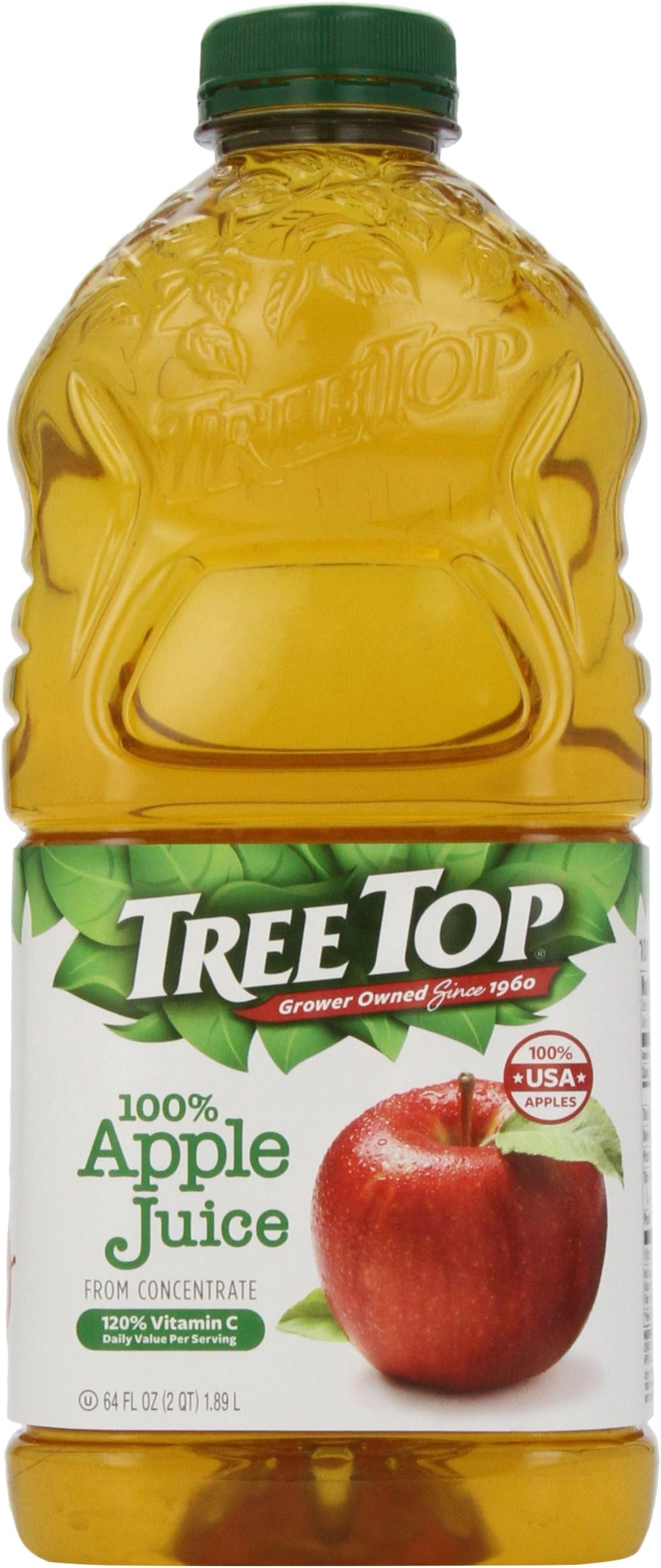 Amazon.com : Tree Top 100% Apple Juice, 64 Fl Oz : Grocery & Gourmet Food