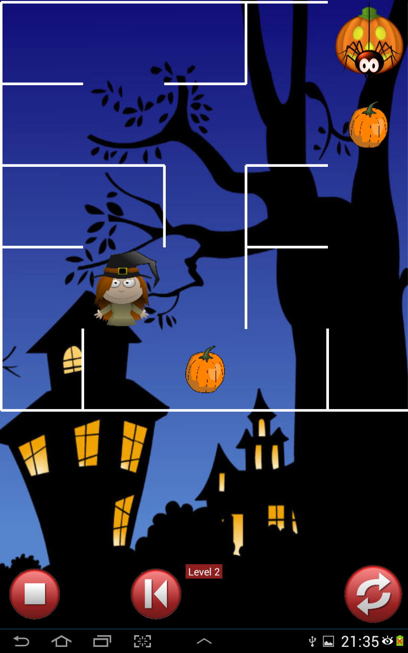 Halloween Witch Pumpkin Maze (watch out for ghosts and bats) - App on ...